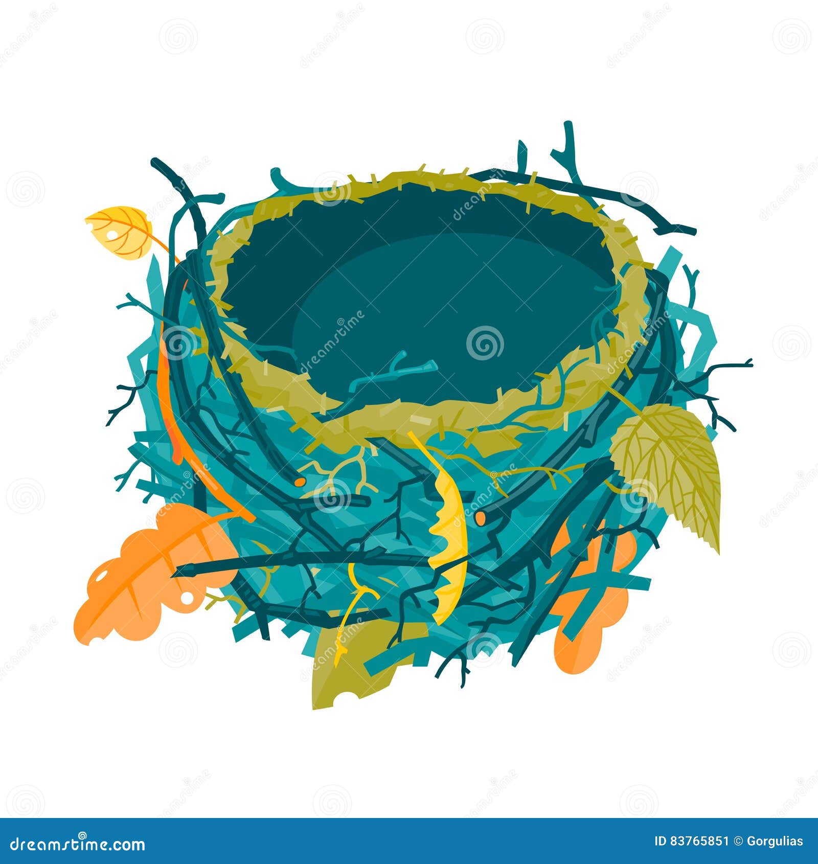 Nest Vector Logo | CartoonDealer.com #107799413