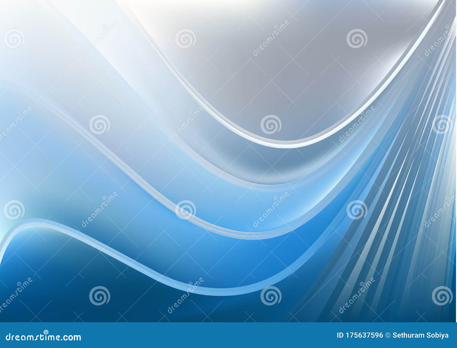 Blue Azure Abstract Background Vector Illustration Design Stock Vector ...