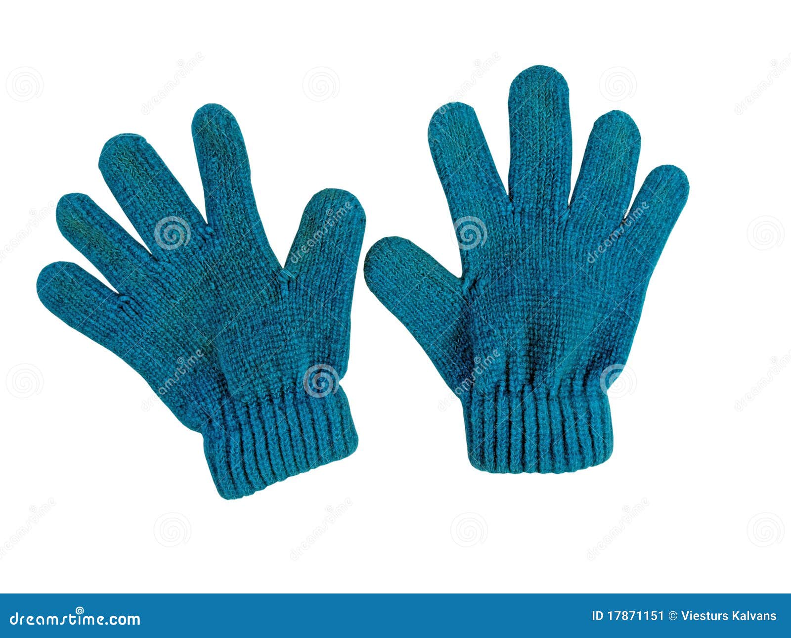 Blue baby gloves stock image. Image of small, clothing - 17871151