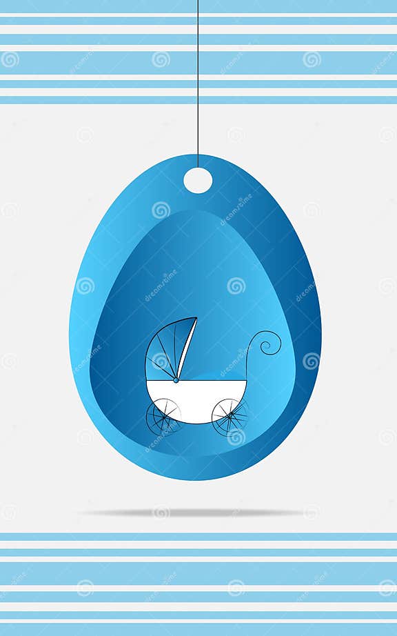 Blue Baby Stroller Background Stock Vector - Illustration of parents ...