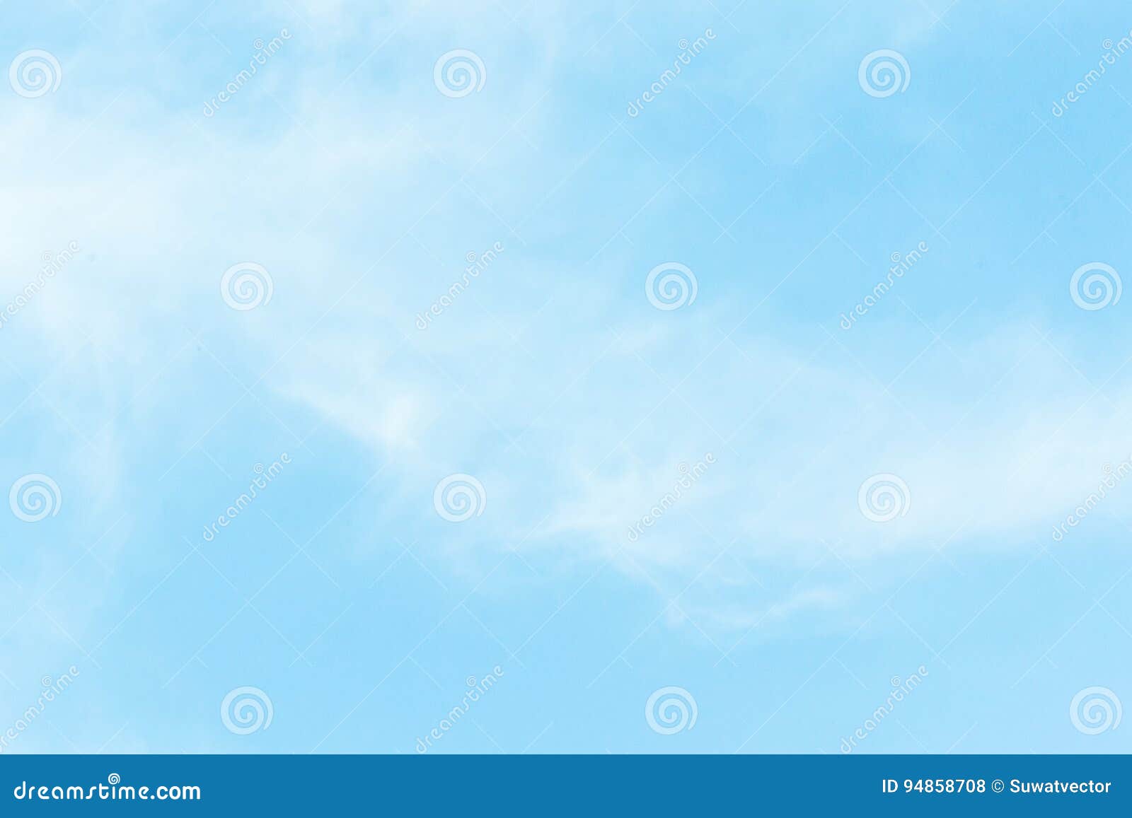 The Blue Backdrop Has Some Clouds. Stock Photo - Image of color, peace ...