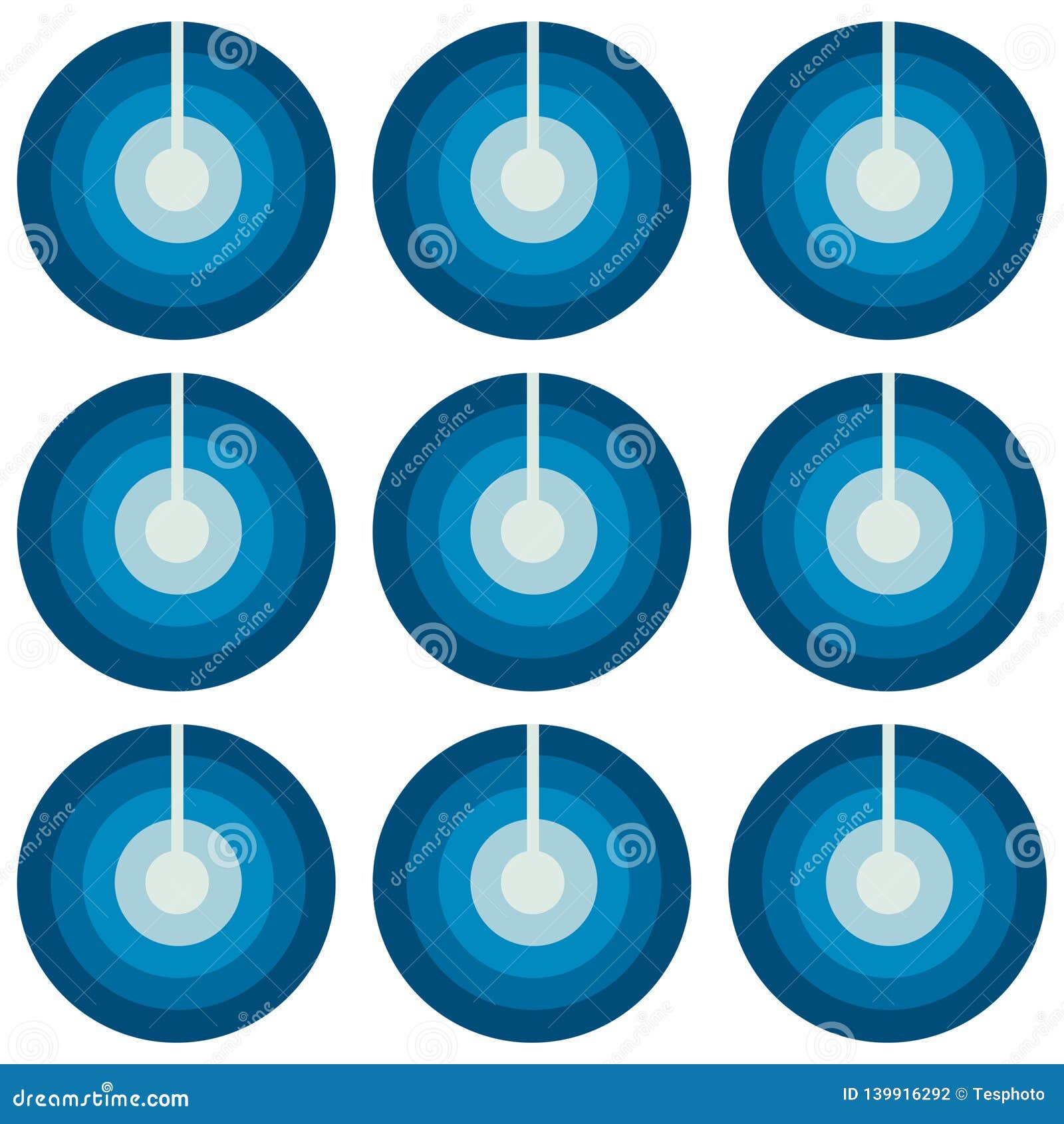 Blue Background. Abstract Elements. Creative Design. Modern Wallpaper ...