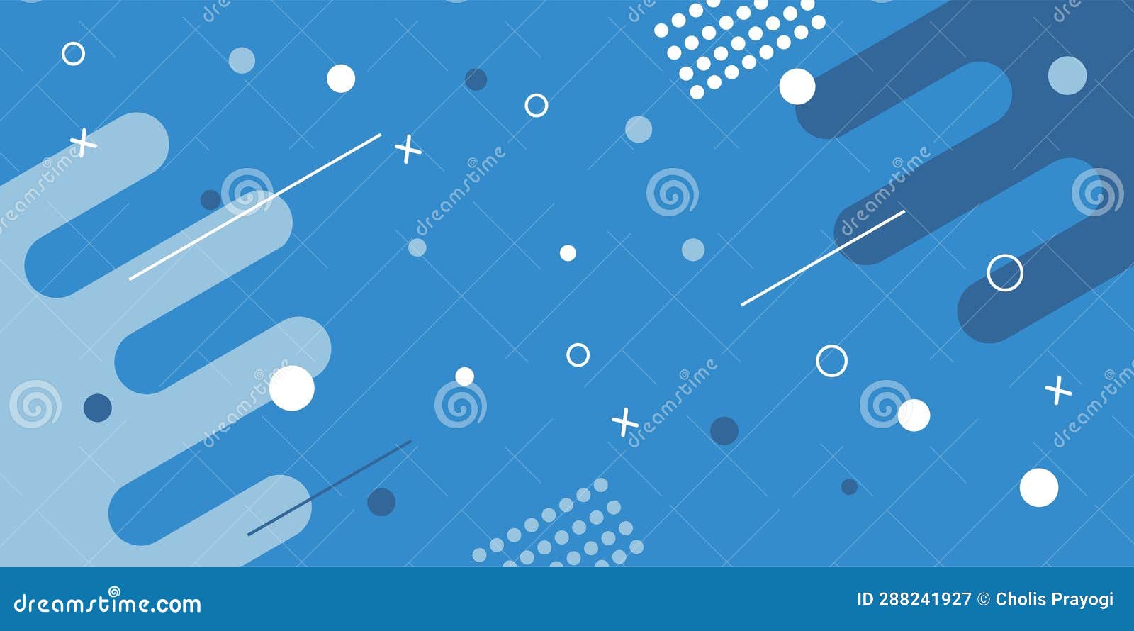 Blue Background with Abstract Motif Stock Illustration - Illustration ...