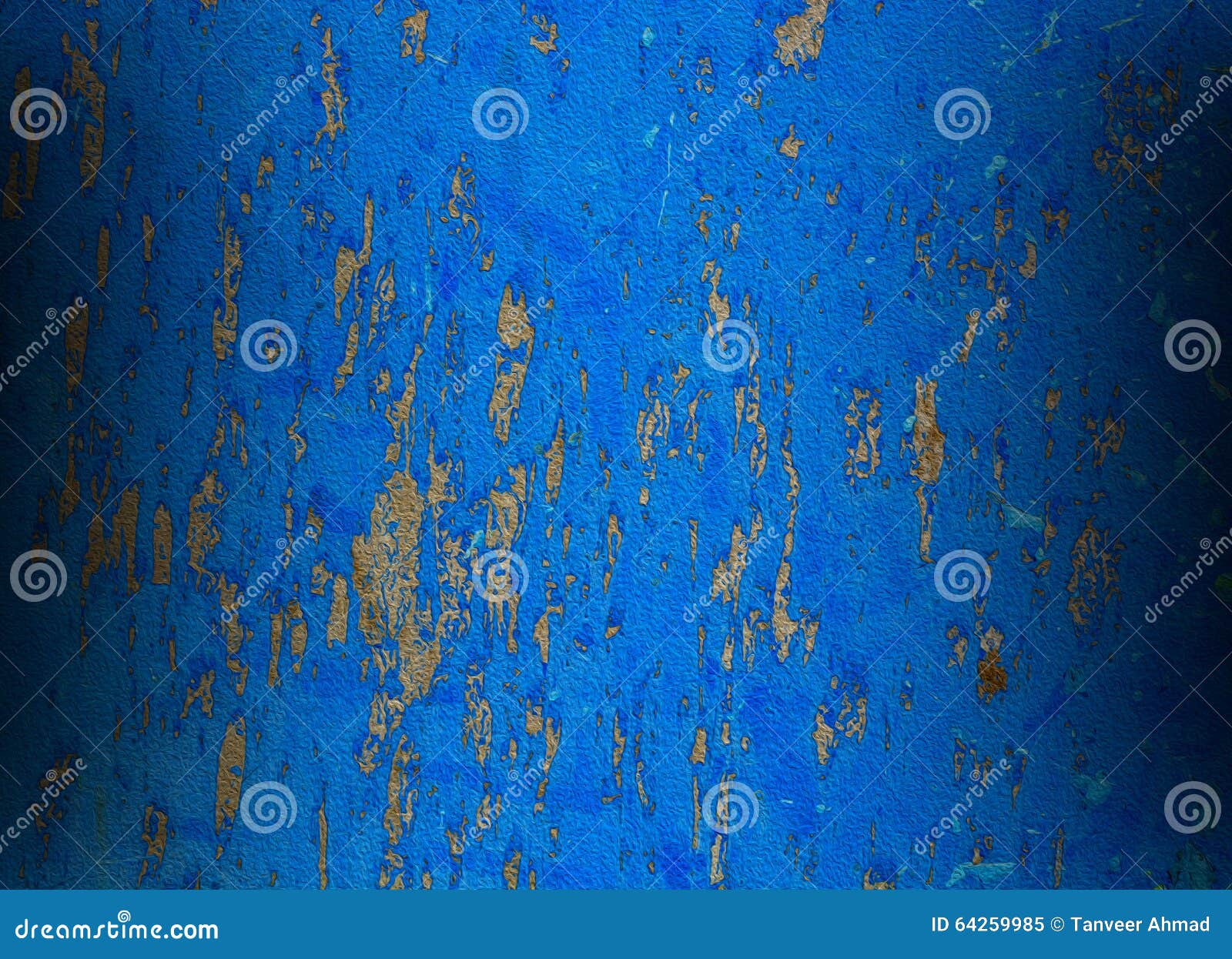Blue Background Abstract with Rusted Paint Stock Image - Image of ...