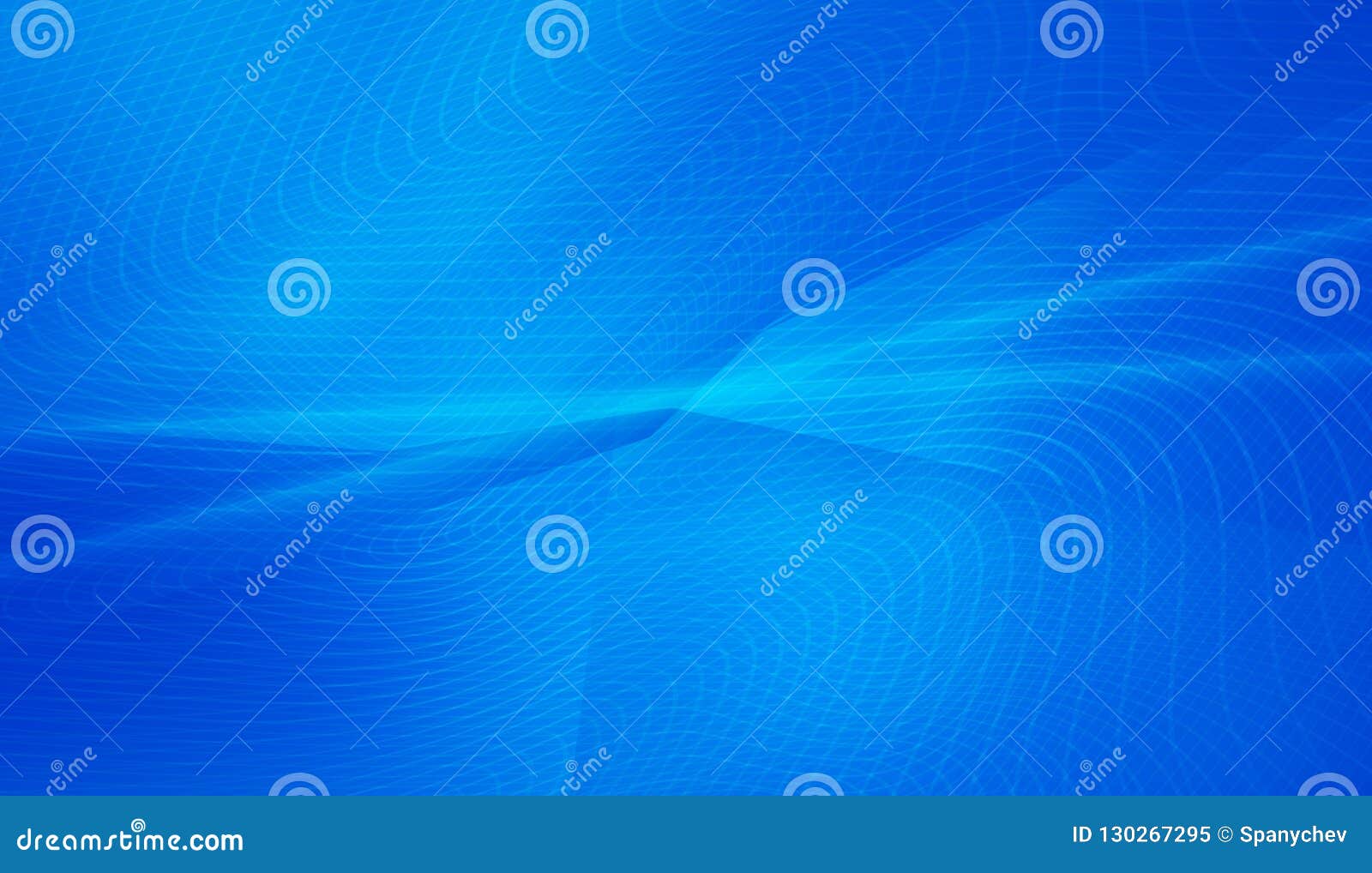 Blue Background with Abstract Shape Lines Stock Illustration ...