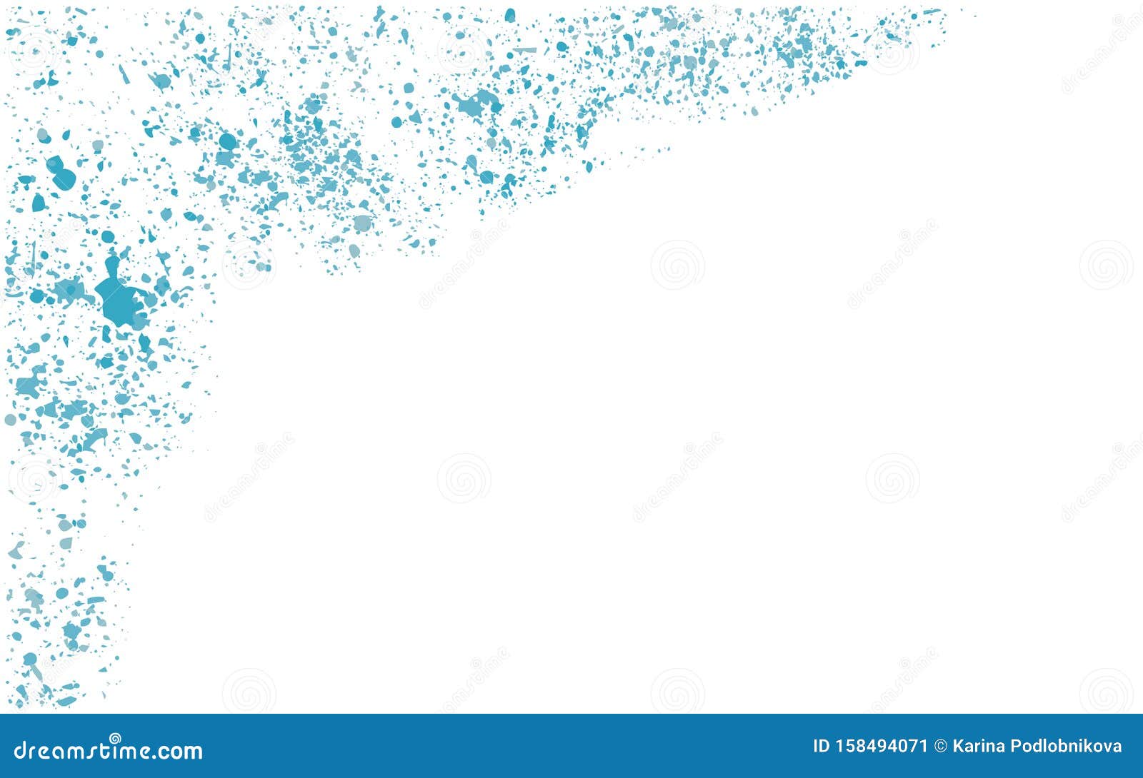 Blue Background Abstract with Splash, Vector Stock Vector ...