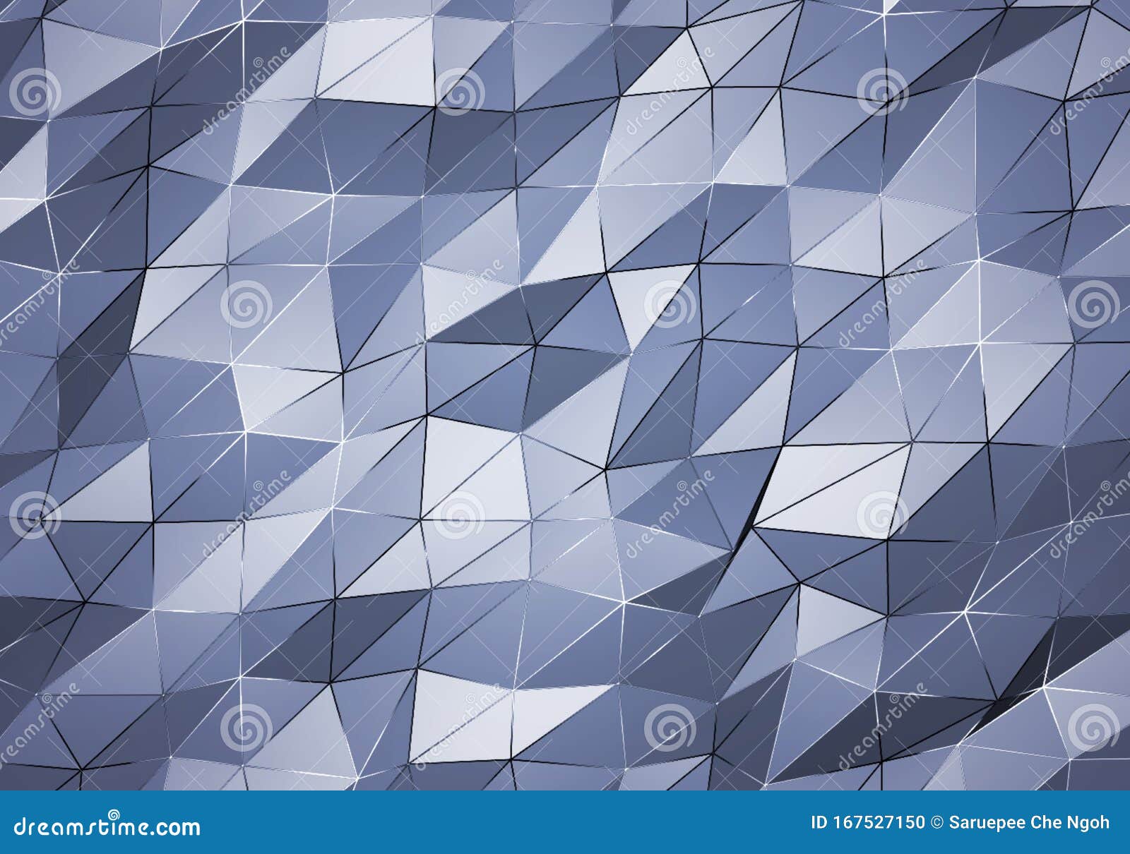 Blue Background. Abstract Triangle Texture. Low Poly Illustration Stock ...