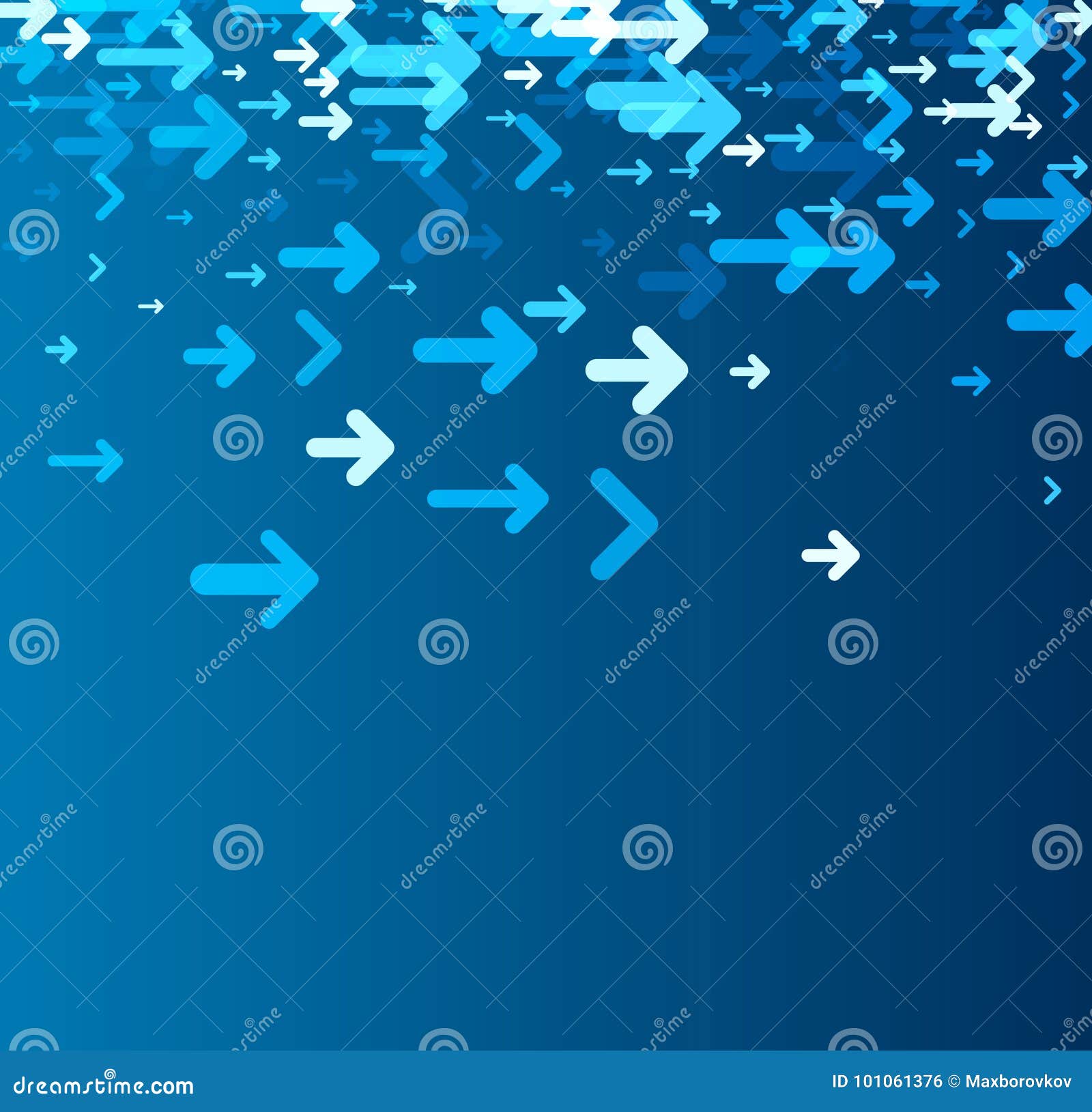 Blue Background with Arrows. Stock Vector - Illustration of simple ...