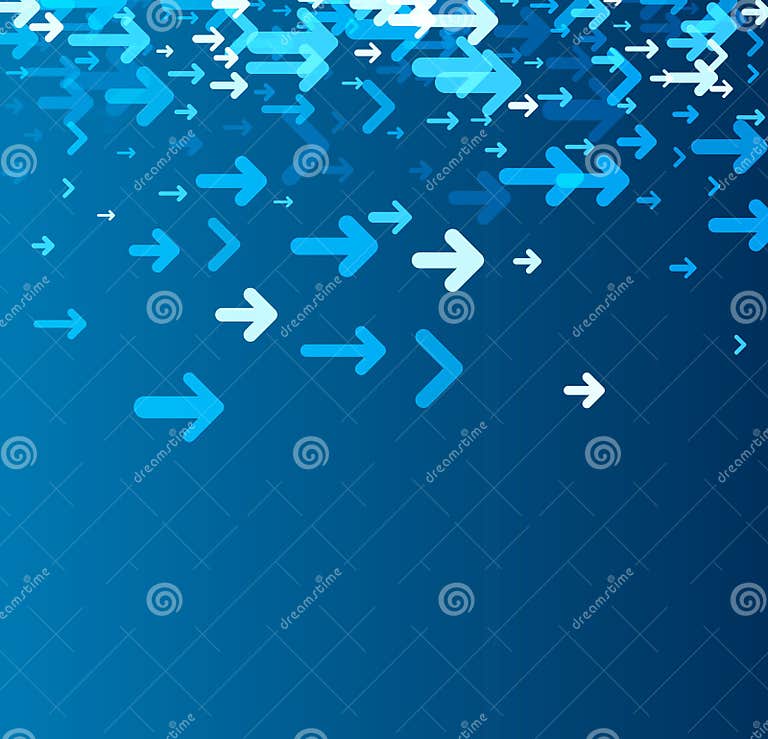 Blue Background with Arrows. Stock Vector - Illustration of simple ...