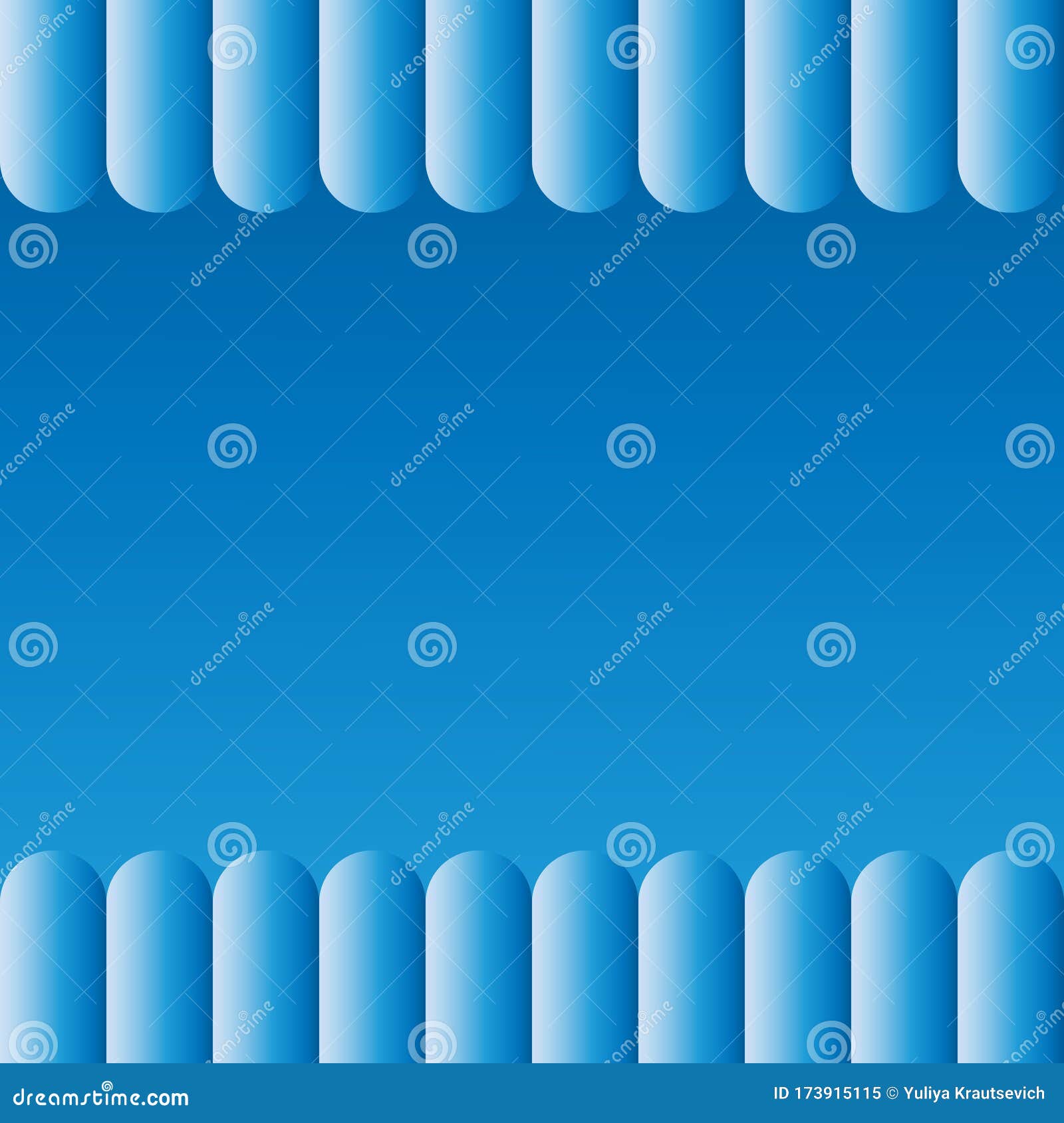 Blue Background with Blue Gradient Shapes. Vector Illustration Stock ...