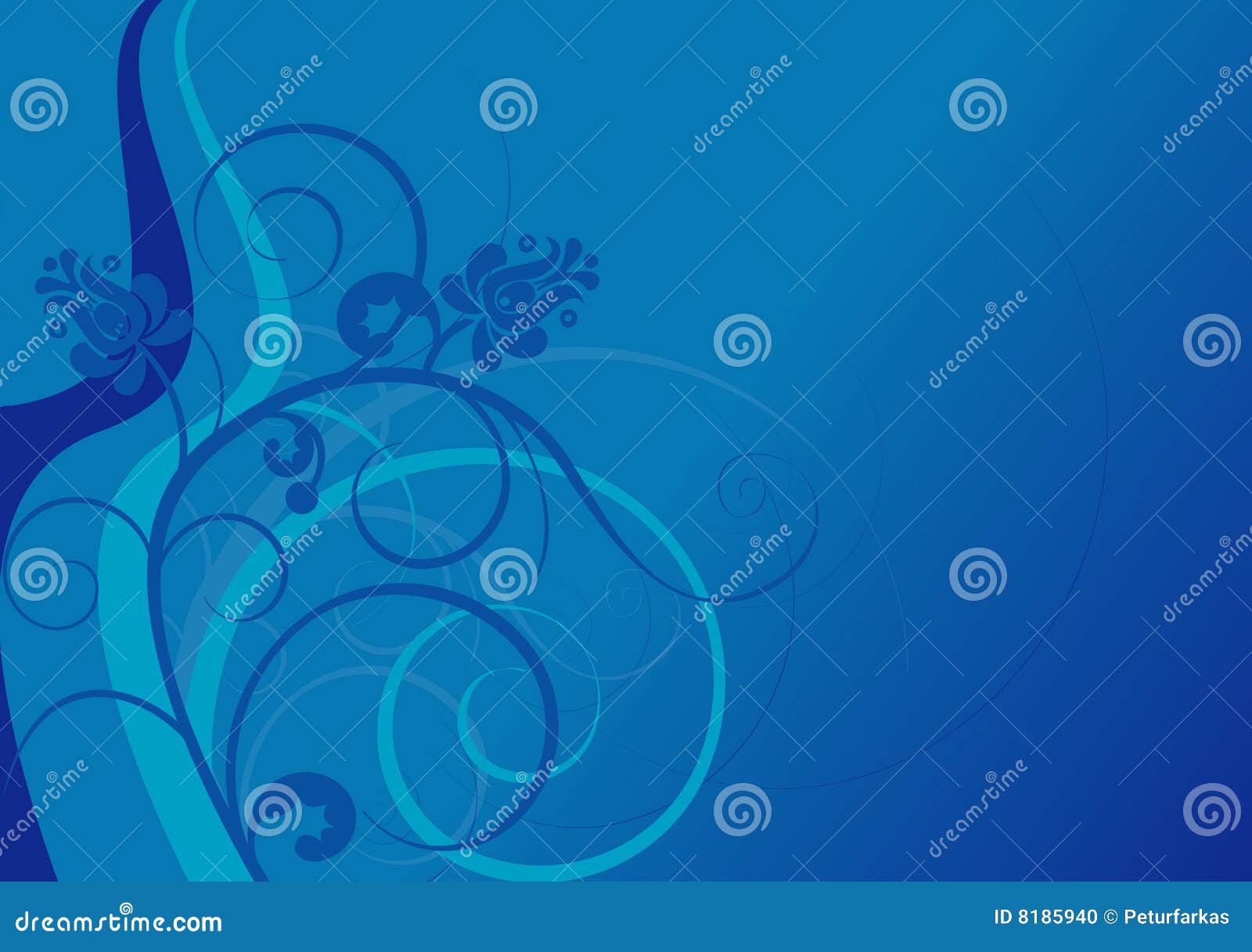 Blue Background with Blue Tone Motives Stock Vector - Illustration of ...