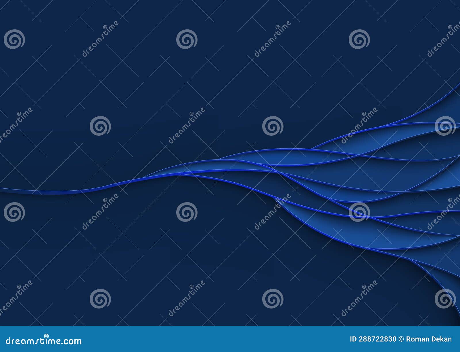 Blue Background with Branching Pattern Stock Illustration ...