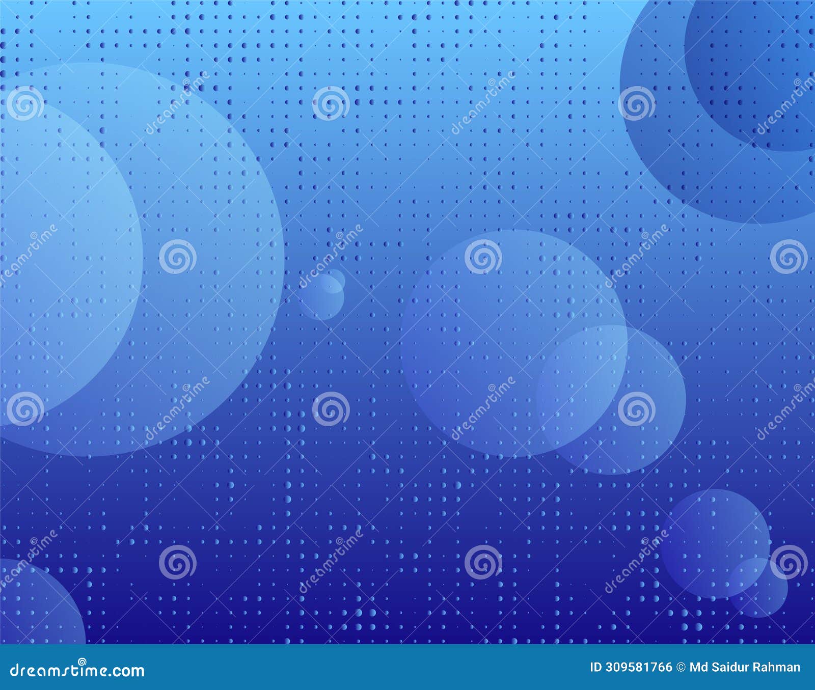A Blue Background with Circles and Dots Abstract Gradient Color Design ...