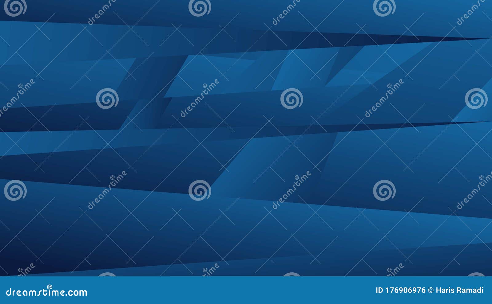 Blue Background with a Combination of Shapes Stock Vector ...