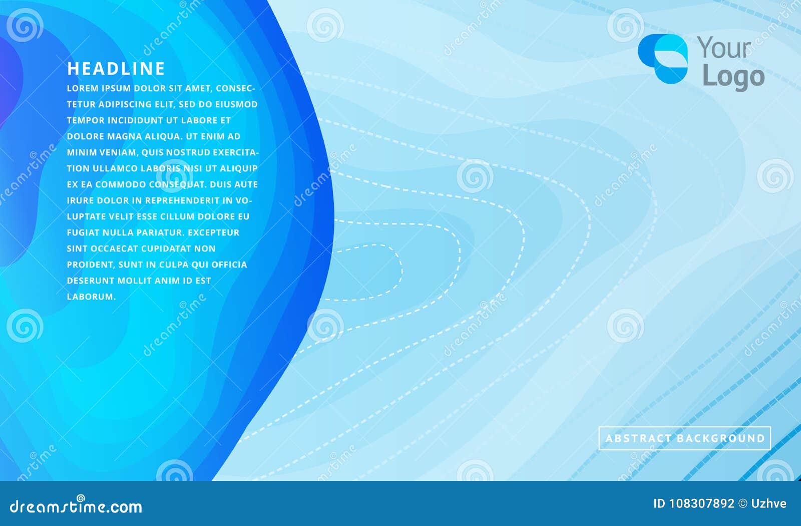Blue Background. Concept of Vector Design. Topographic Map Contour ...