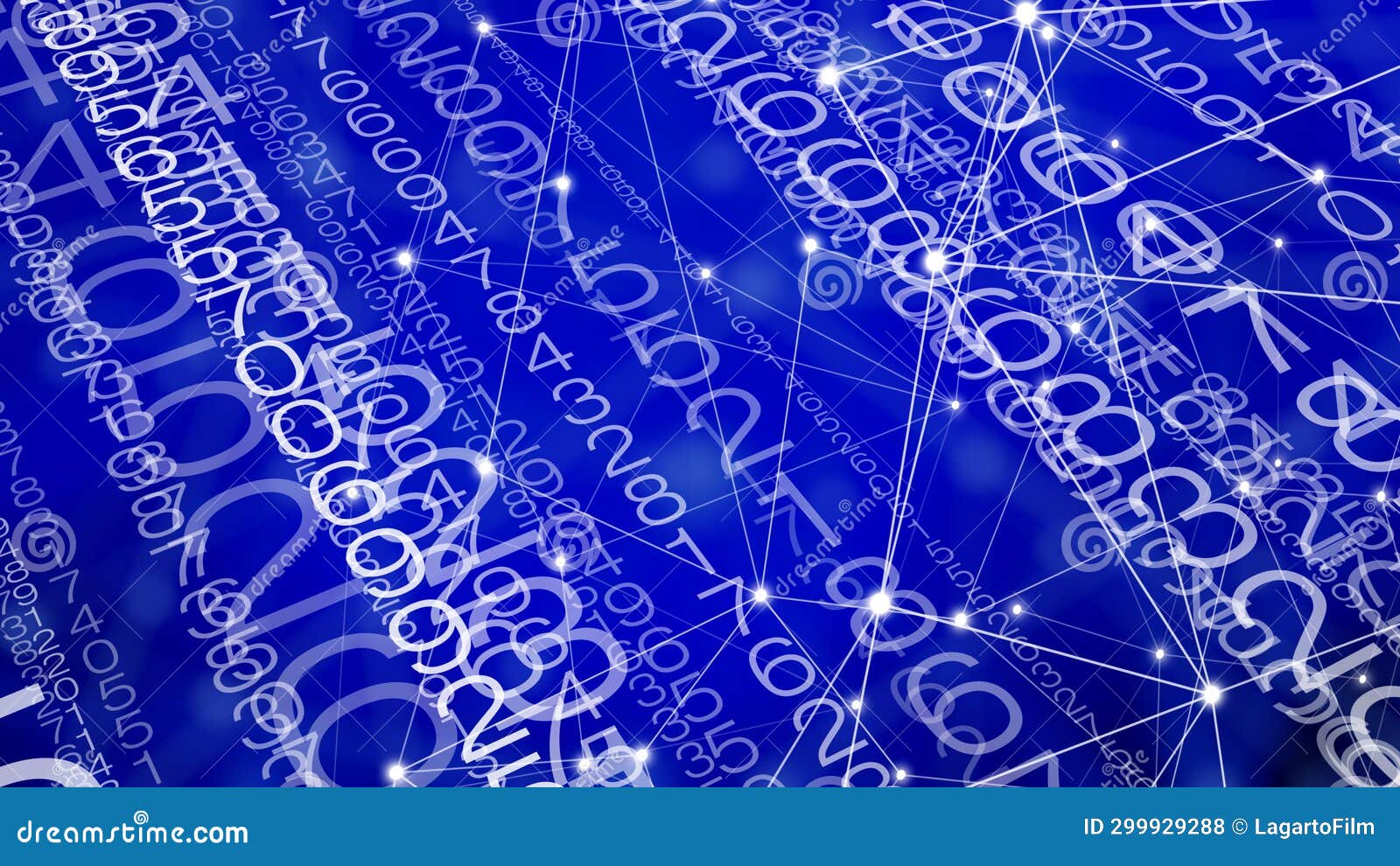 Numbers Connected Lines Counting, Digits, and Data Science in Digital World of Numerical Code ...