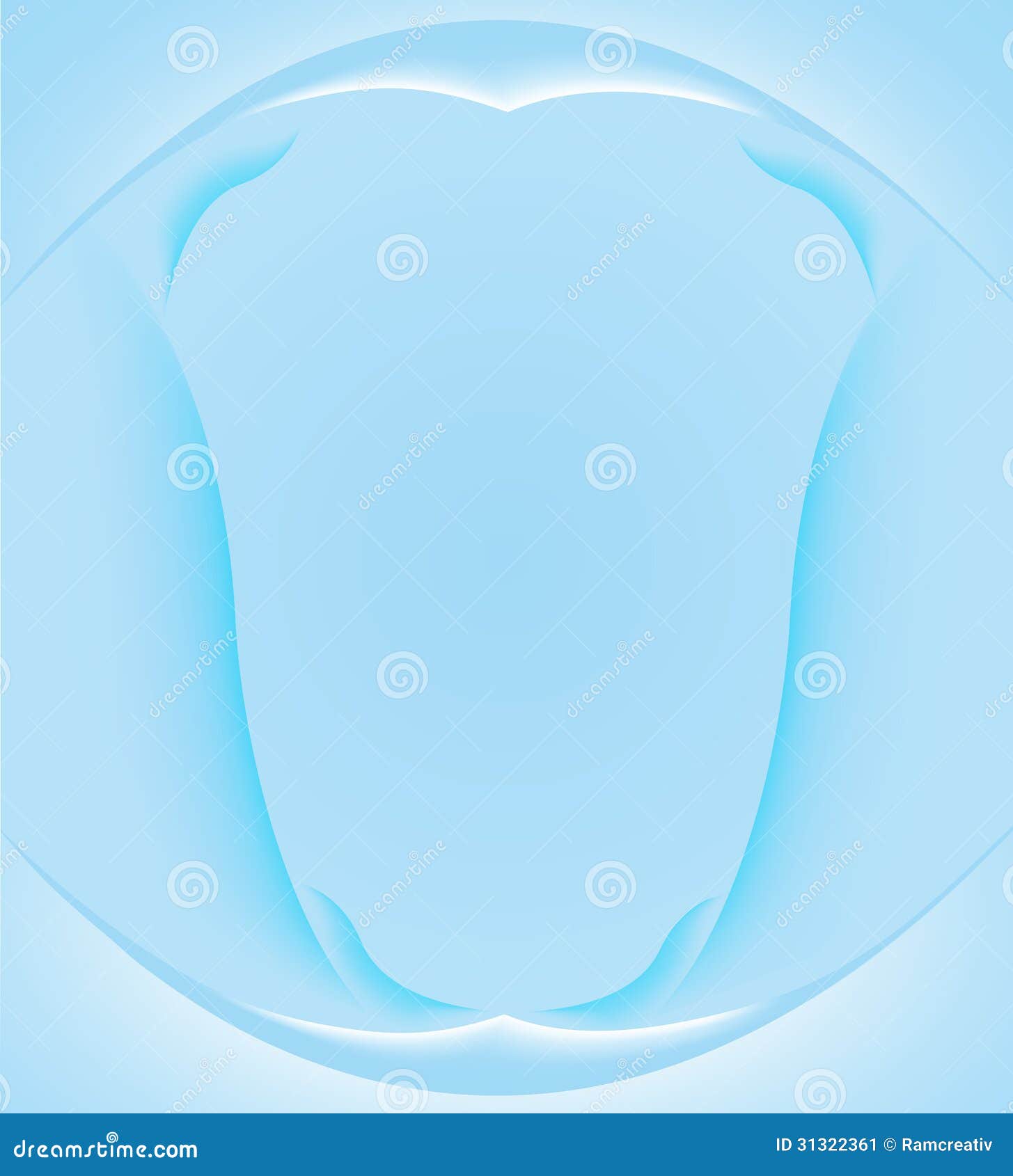 Blue Background with Curled Edges Stock Vector - Illustration of design ...