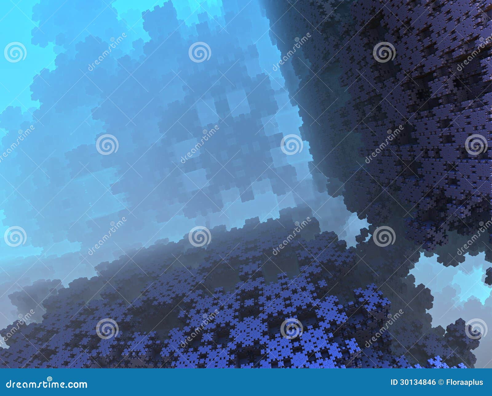 Background 3d Techno Designer Stock Illustration - Illustration of blue ...