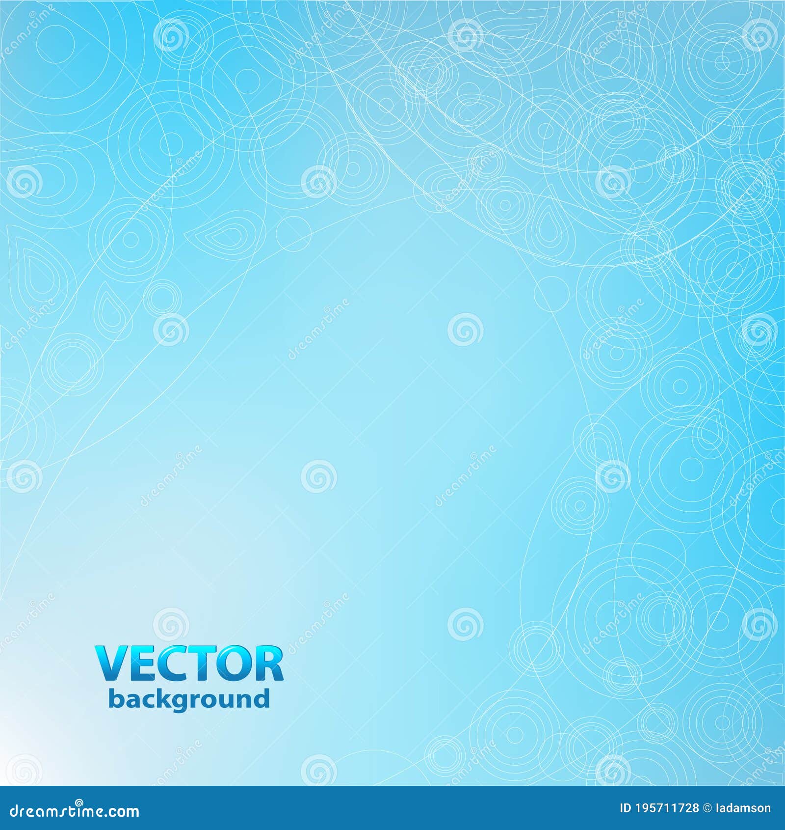 Blue Background Design stock vector. Illustration of abstract - 195711728