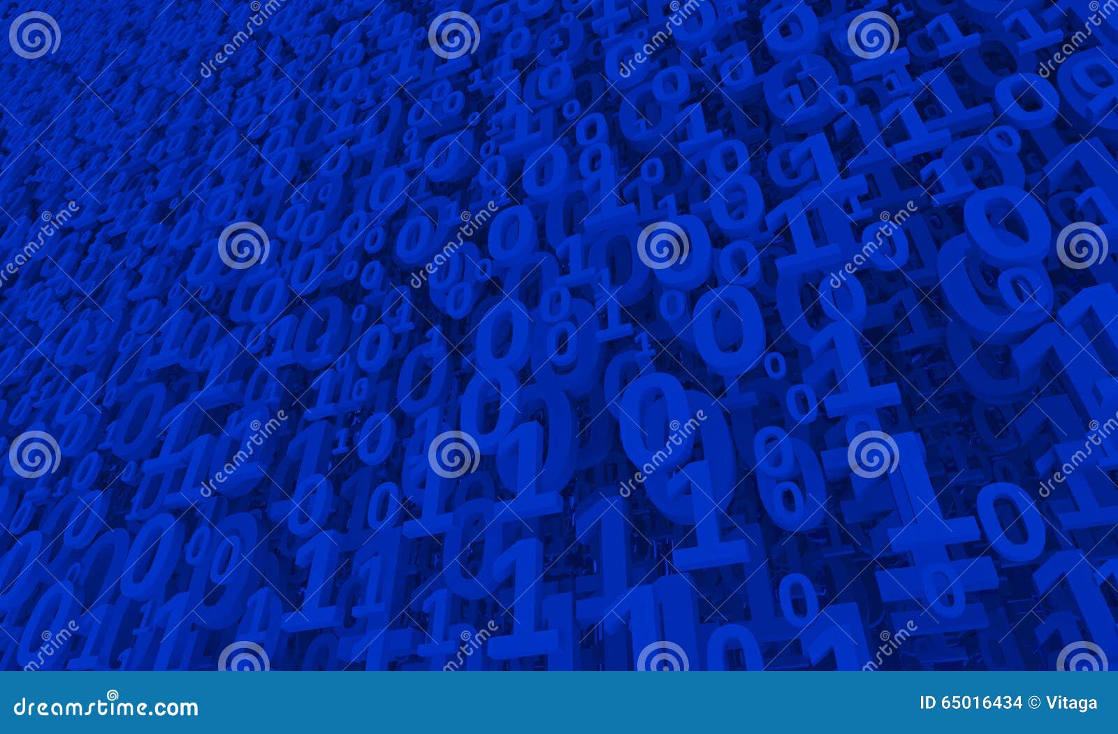 Blue background of digits stock illustration. Illustration of number ...
