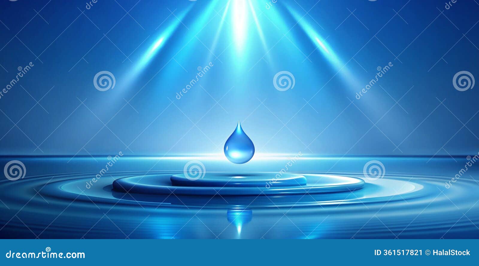 Blue Background with Drop Shadow Stock Illustration - Illustration of ...