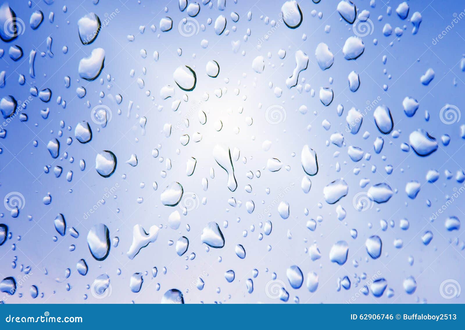 Blue Background with Drop Water Stock Photo - Image of aqua, smooth ...