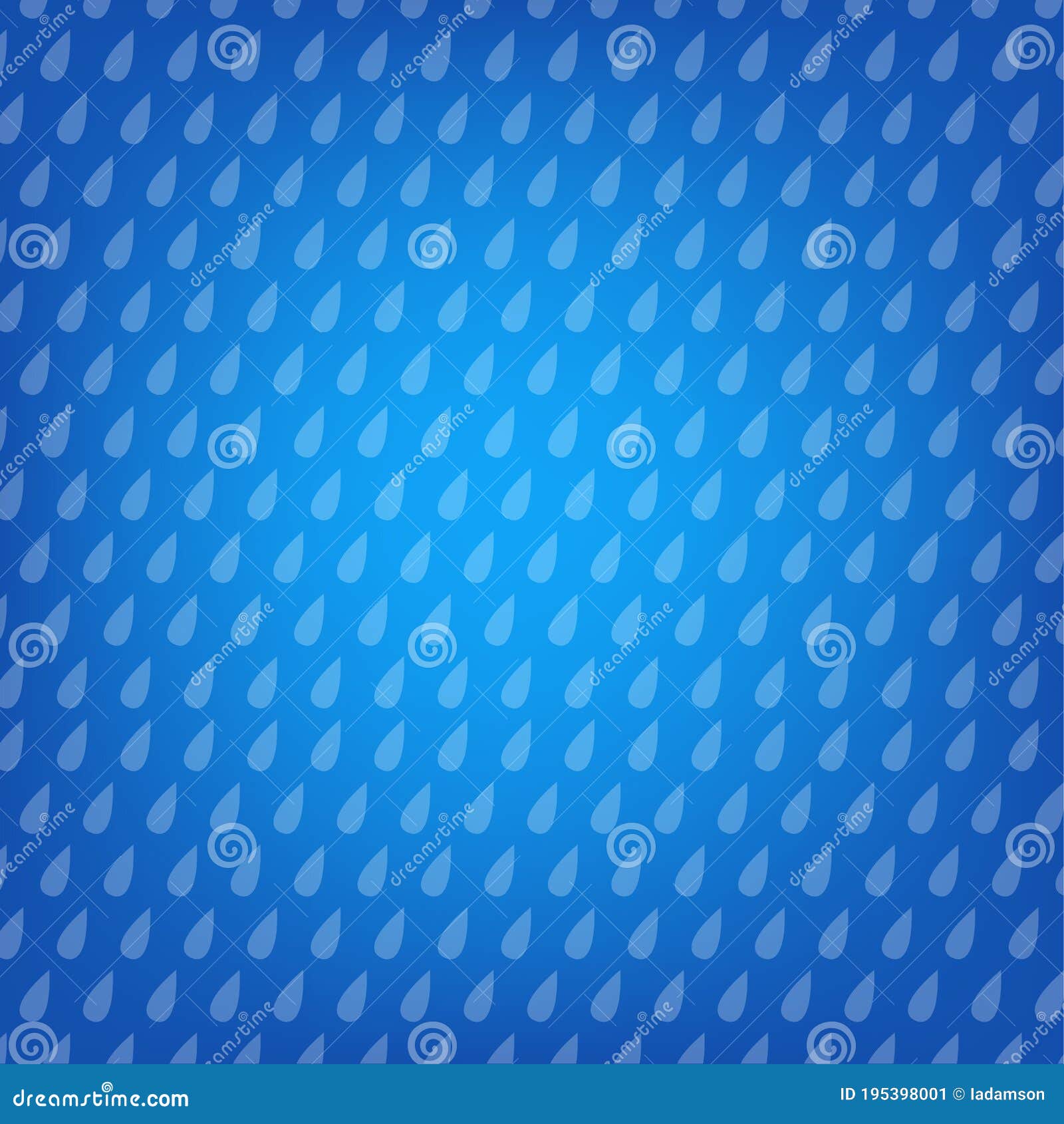 Blue Background with Drops stock vector. Illustration of metallic ...