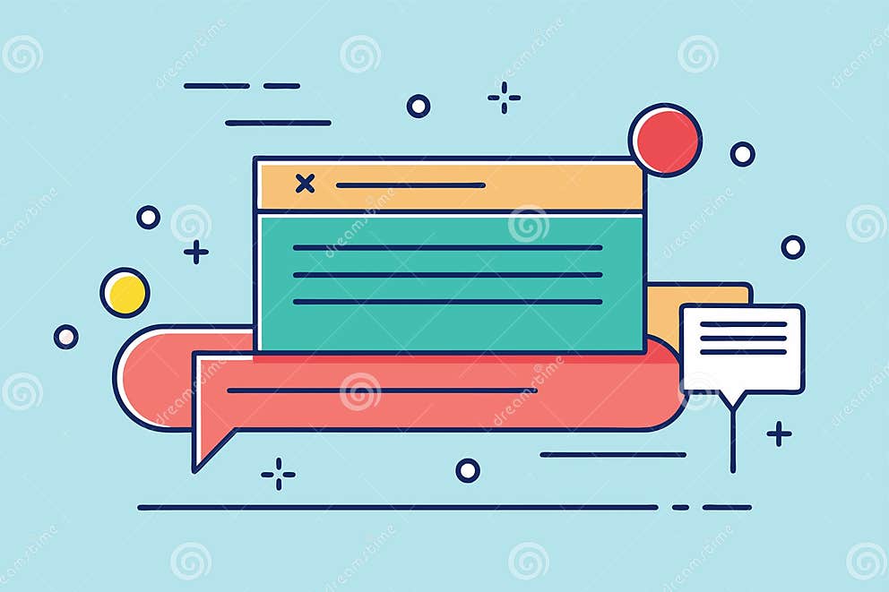 A Blue Background Featuring a Simple Line Drawing of a Document ...