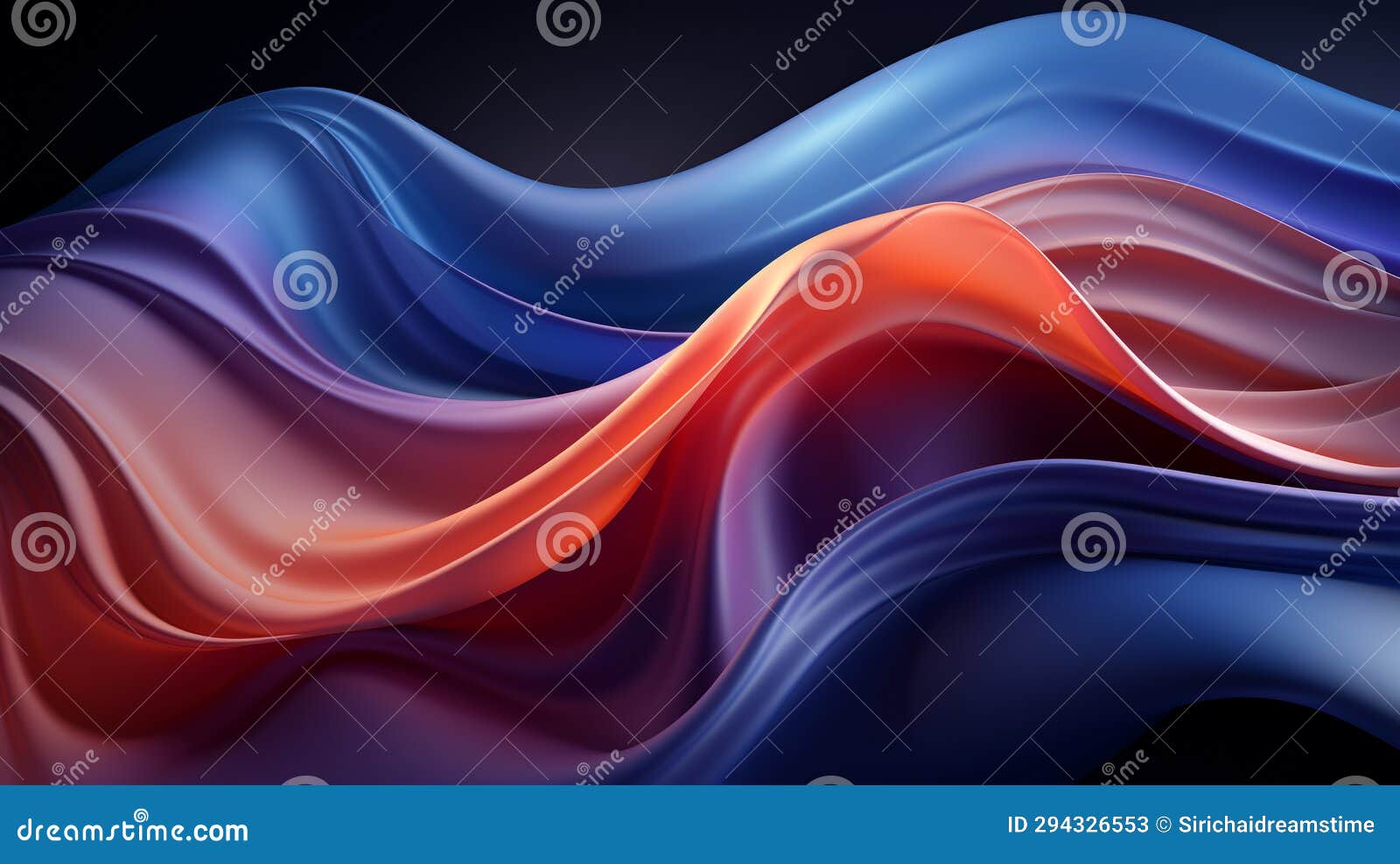 Blue Background Gradient with Dark Blue, AI Generated Stock ...