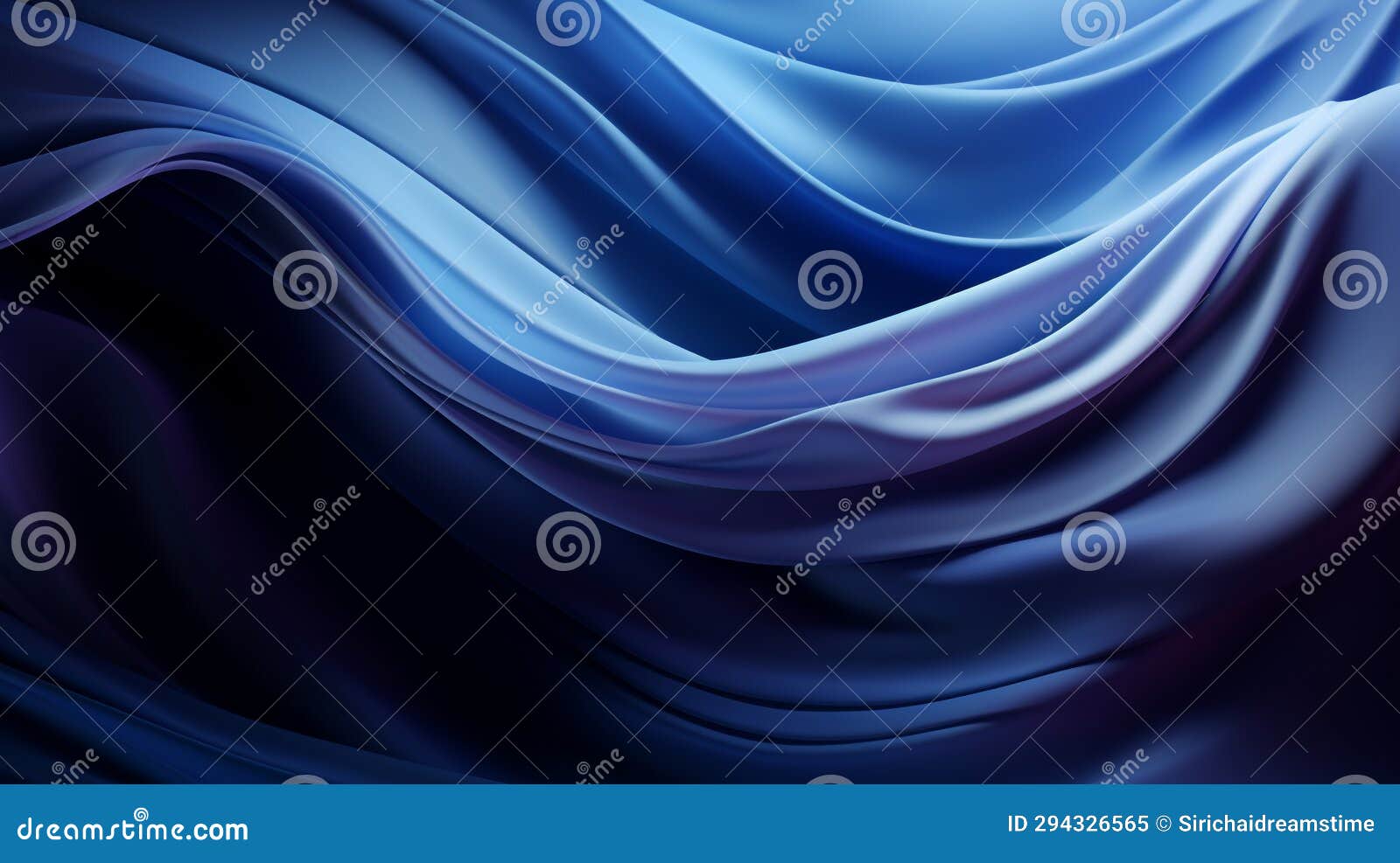 Blue Background Gradient with Dark Blue, AI Generated Stock ...