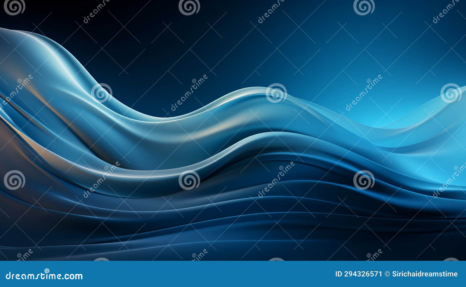 Blue Background Gradient with Dark Blue, AI Generated Stock ...