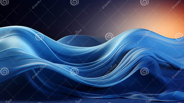 Blue Background Gradient with Dark Blue, AI Generated Stock ...