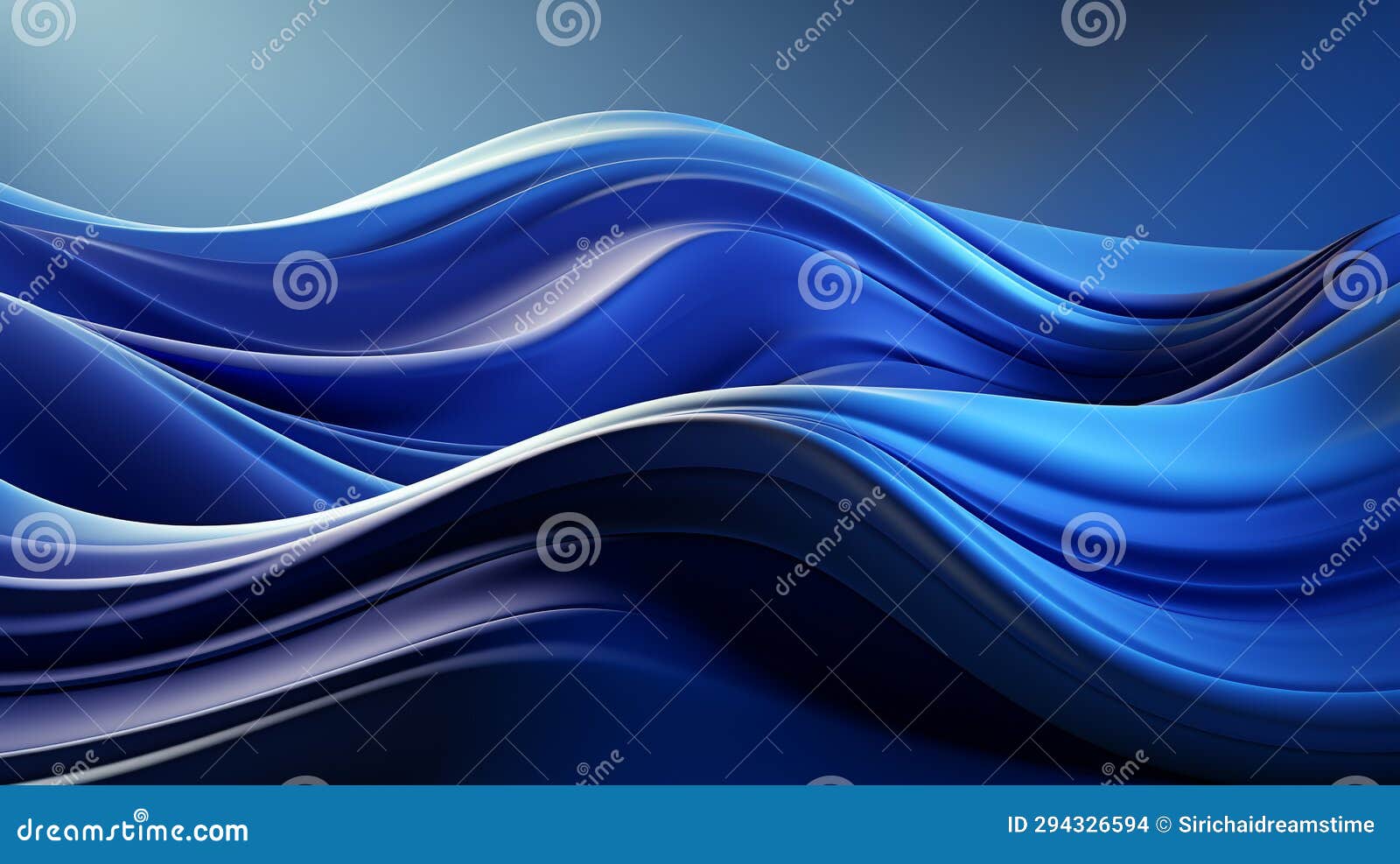 Blue Background Gradient with Dark Blue, AI Generated Stock ...