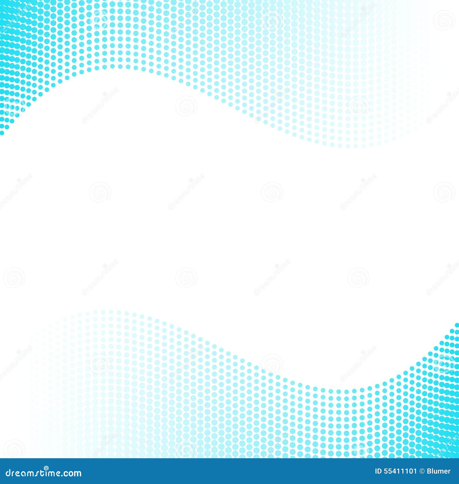 Blue Background with Halftone Effect Stock Vector - Illustration of ...