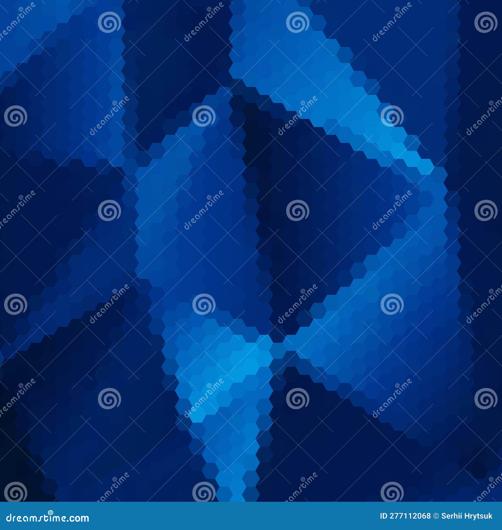 Blue Background Hexagon Pattern, Template. Color Hexagon Wallpaper ...