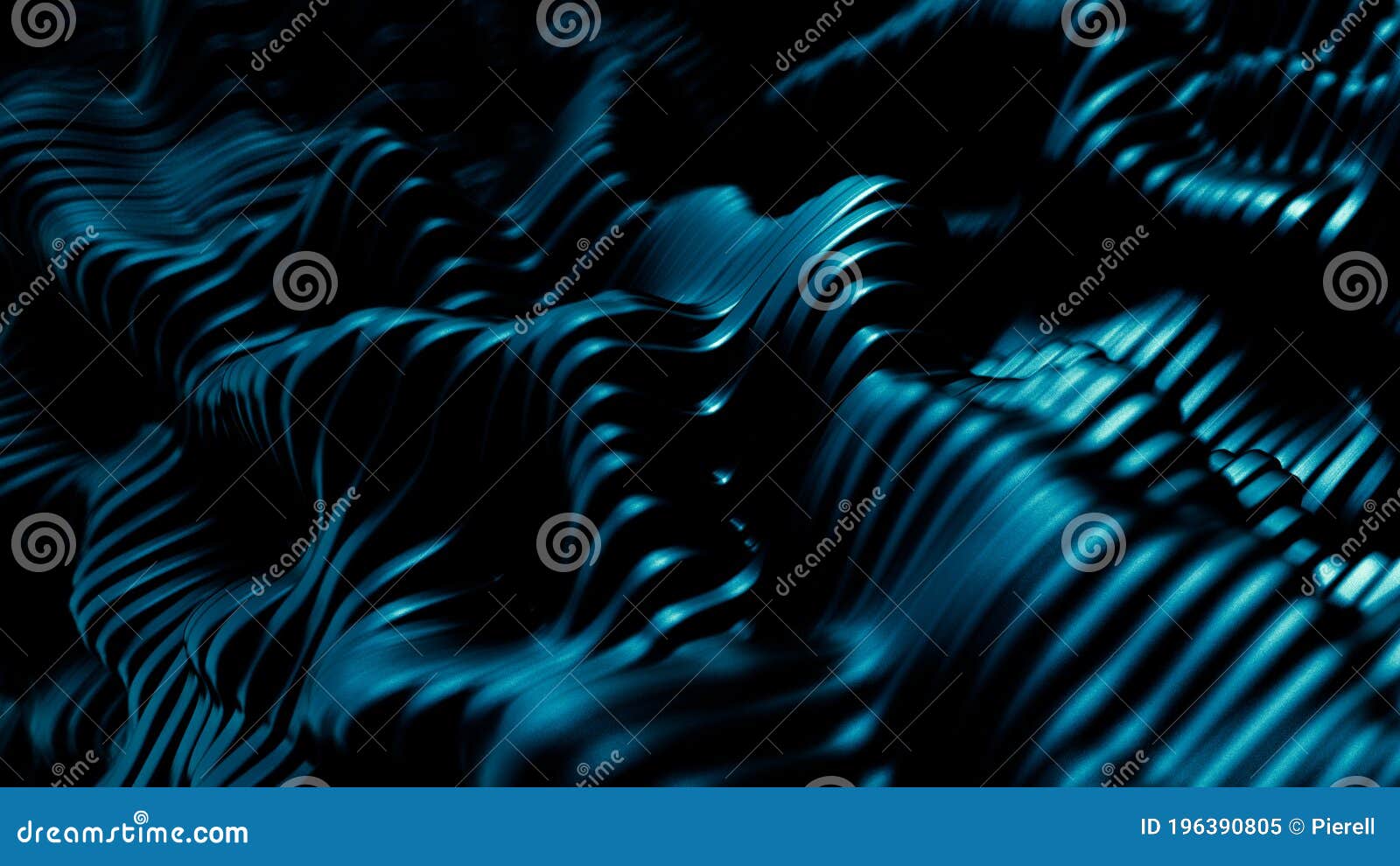 Blue Background with Lines. 3d Illustration, 3d Rendering. Stock ...