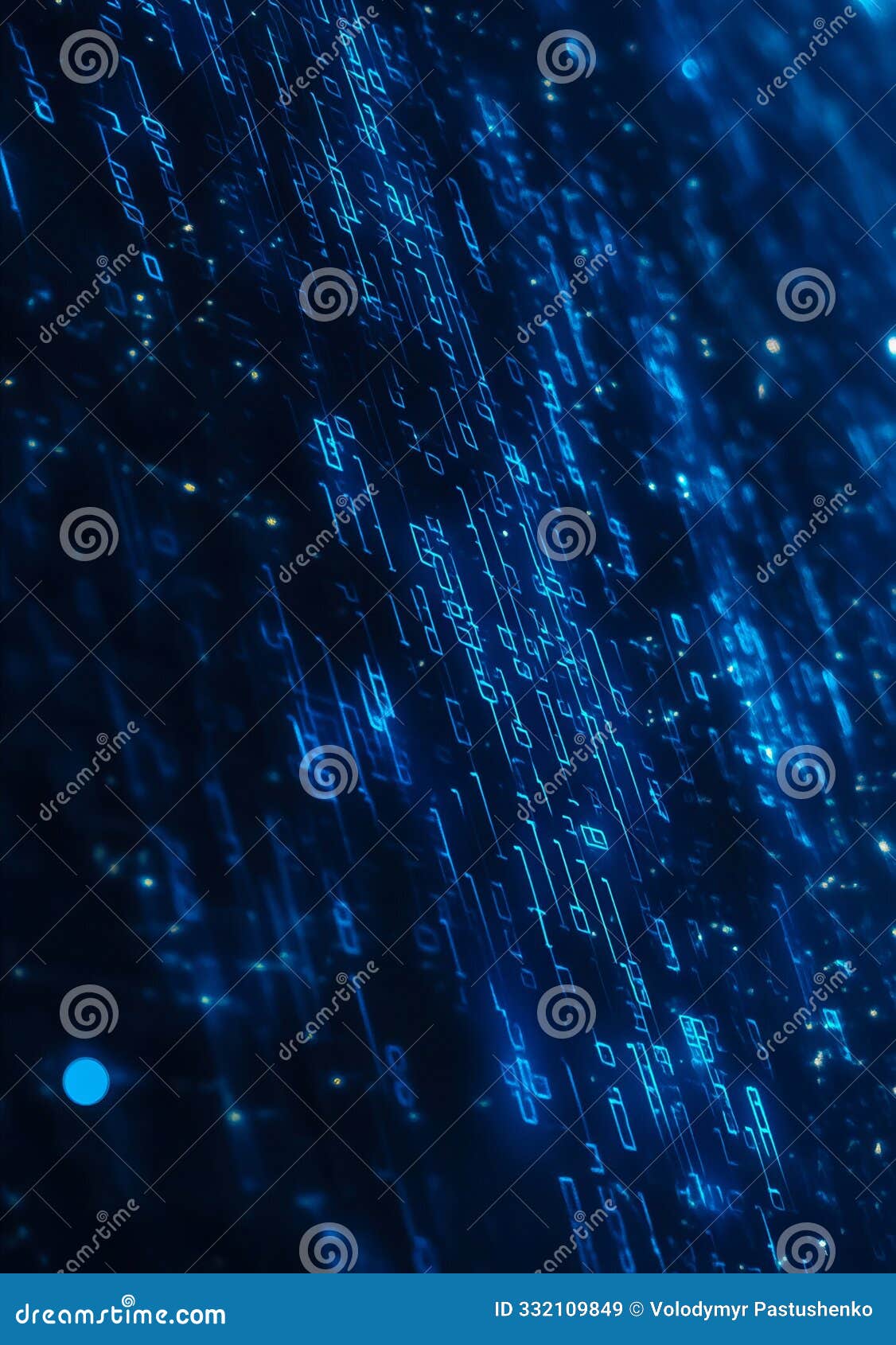 A Blue Background with a Lot of Numbers on it Stock Image - Image of ...