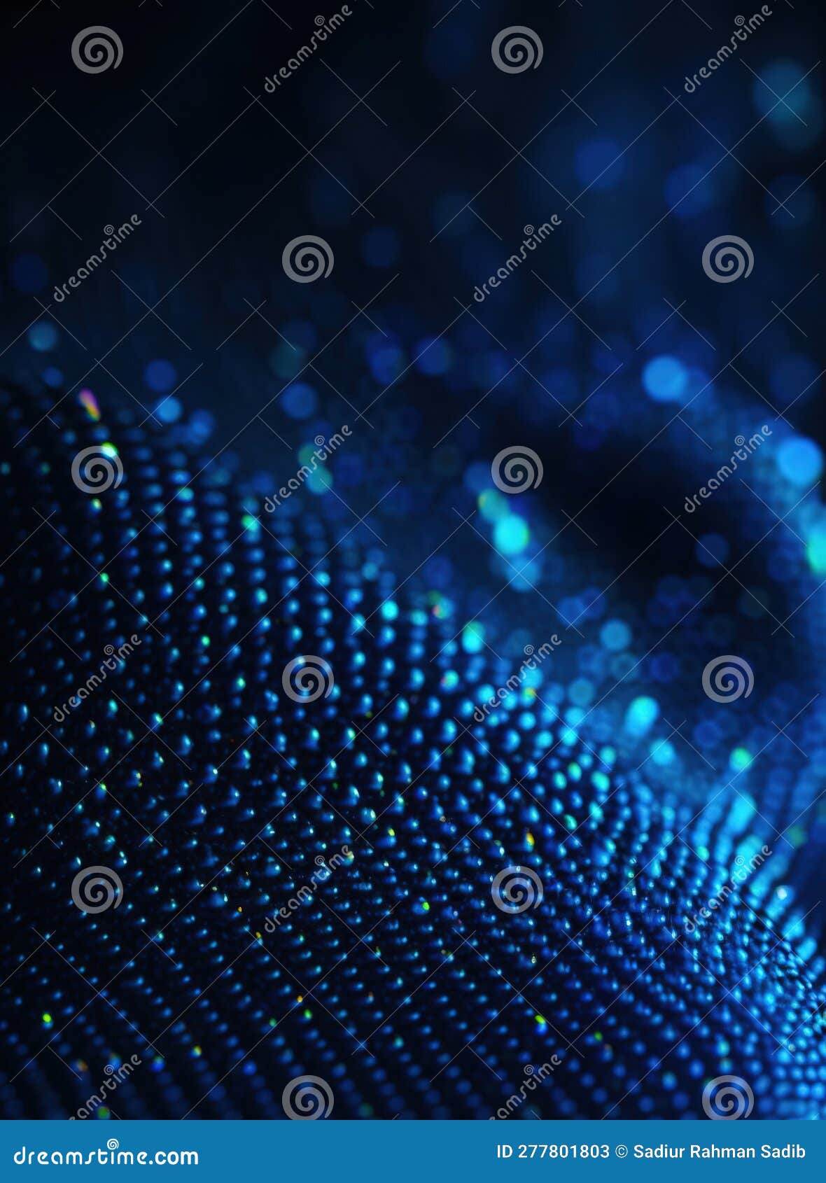 Blue Background with Lots Spots and Particles. Stock Illustration ...