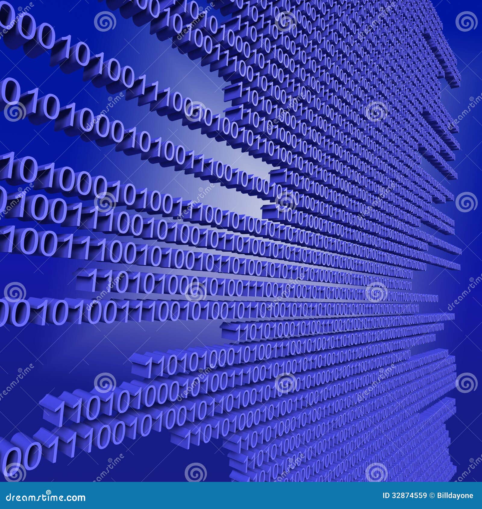 Blue Background Made from Binary Ones and Zeroes Stock Illustration ... Blue Background Made from Binary Ones and Zeroes Stock Illustration ...