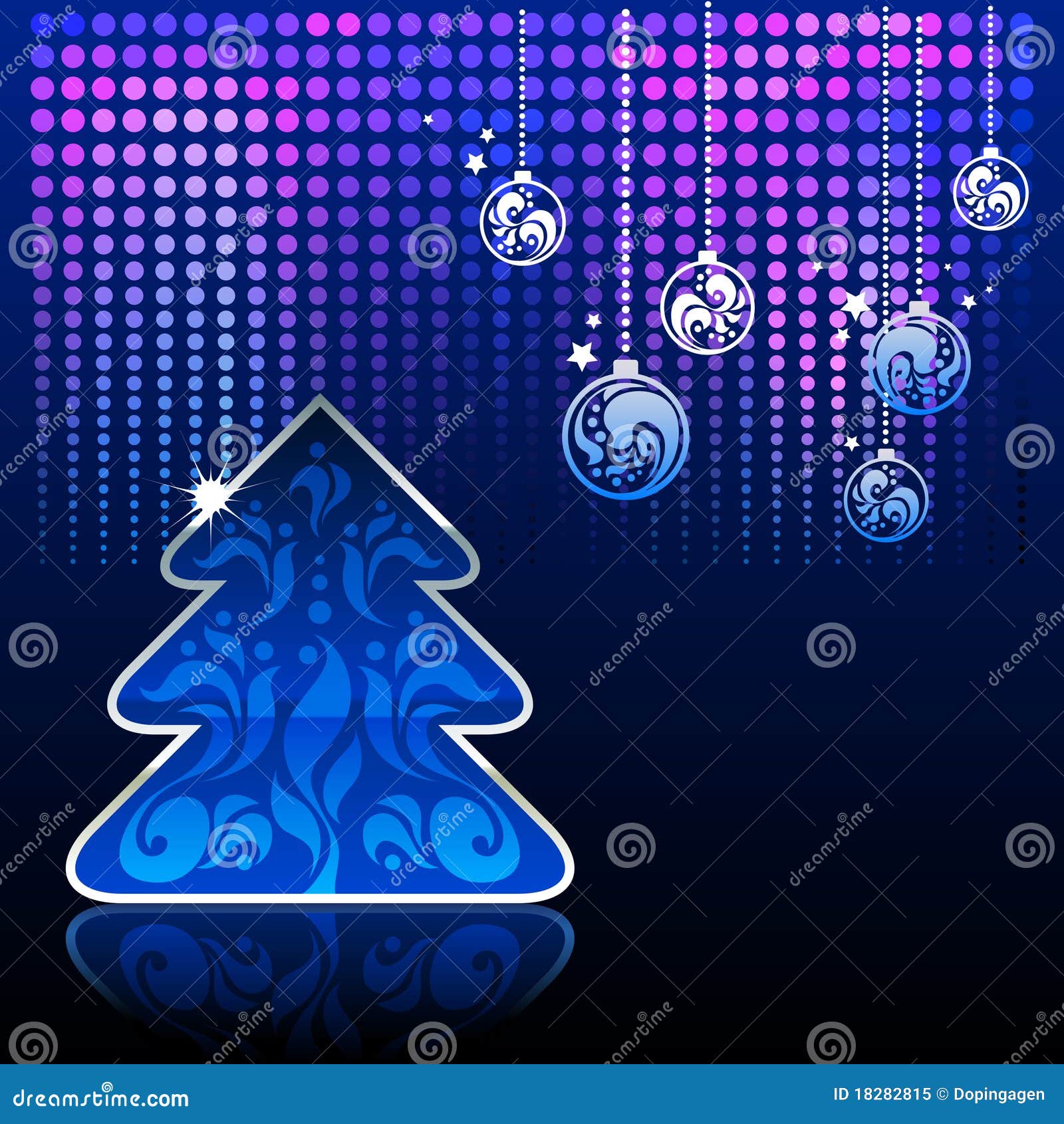 Blue Background for New Year Stock Vector - Illustration of celebration ...