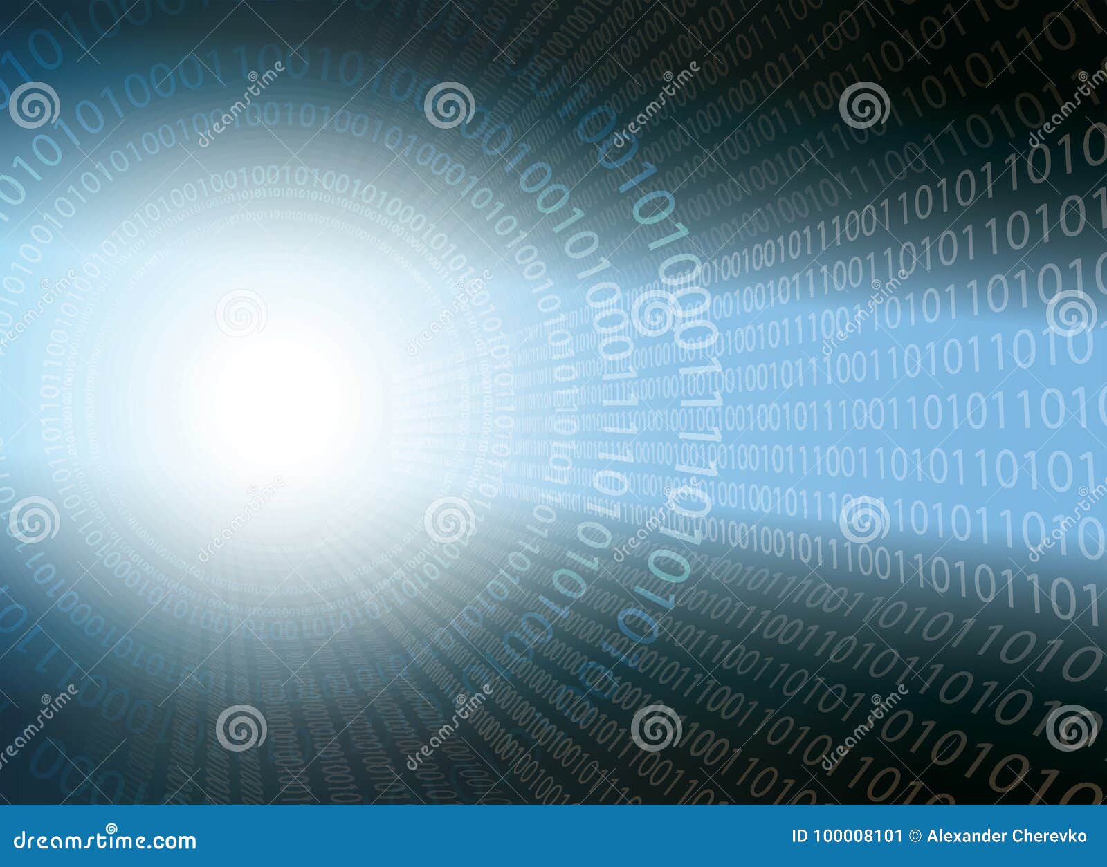 Blue Background with Numbers Stock Vector - Illustration of protection ...