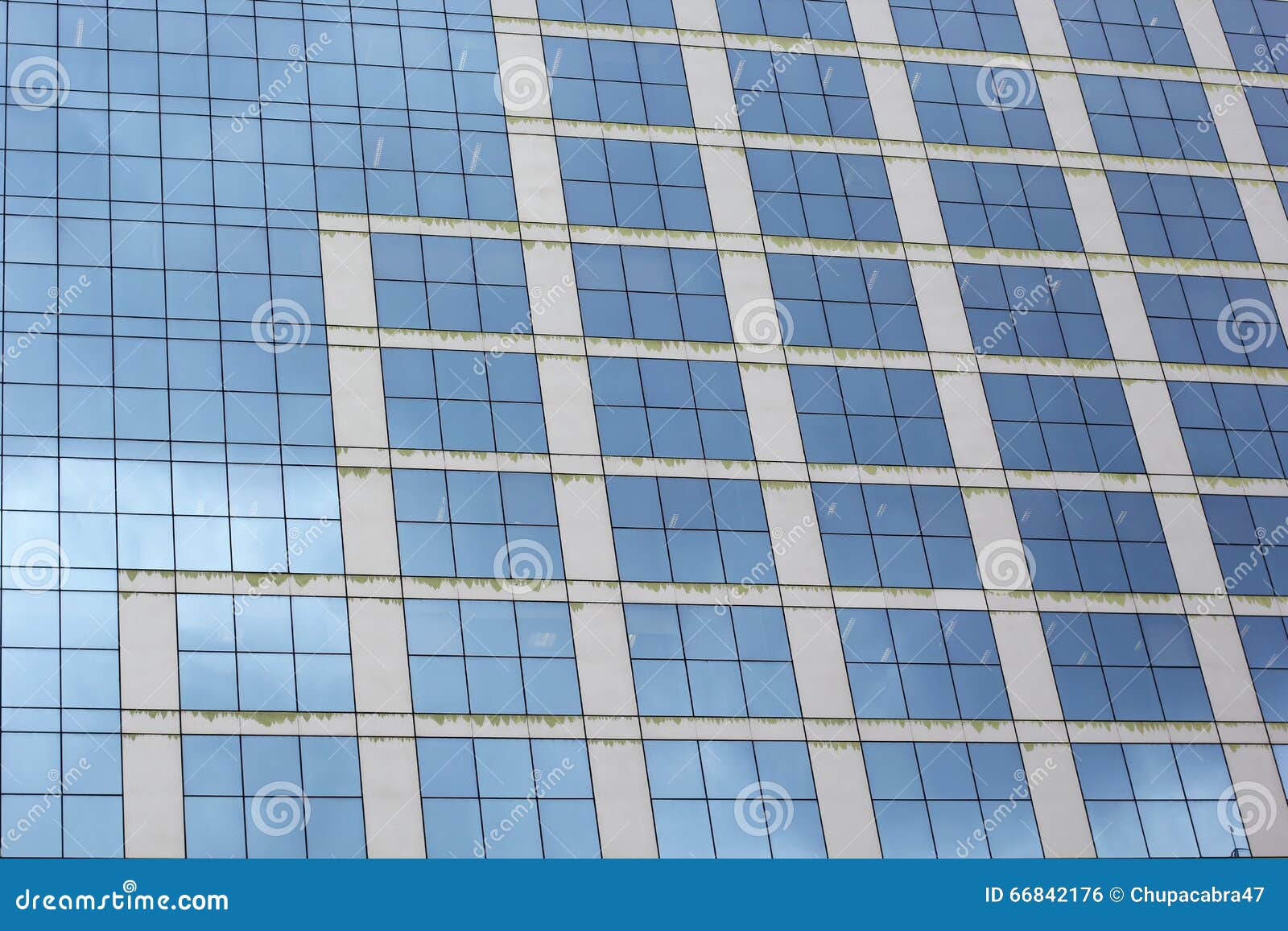 Blue Background from Office Glass Windows Stock Photo - Image of ...