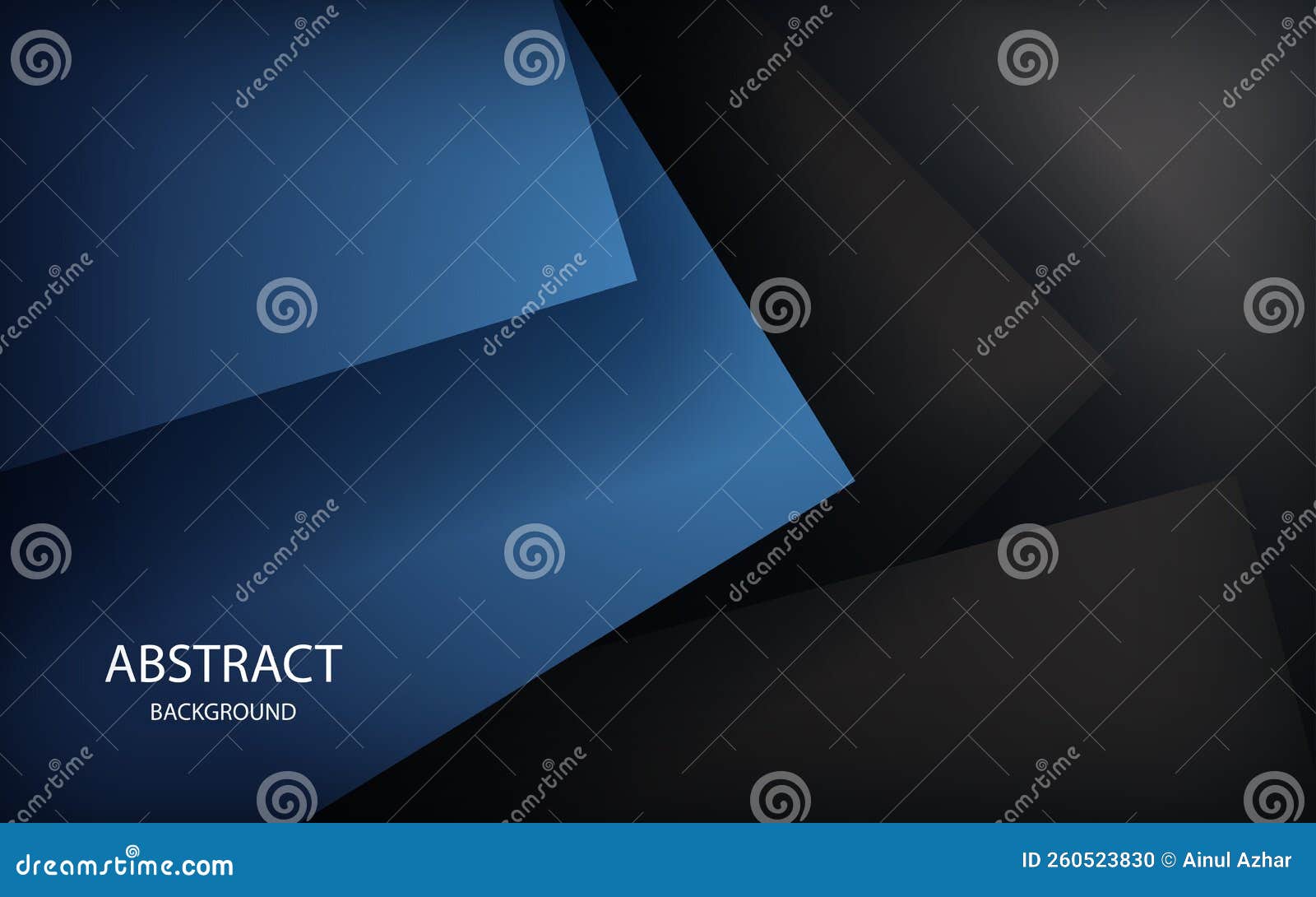 Blue Background Overlap Dimension Grey Vector Illustration Message ...