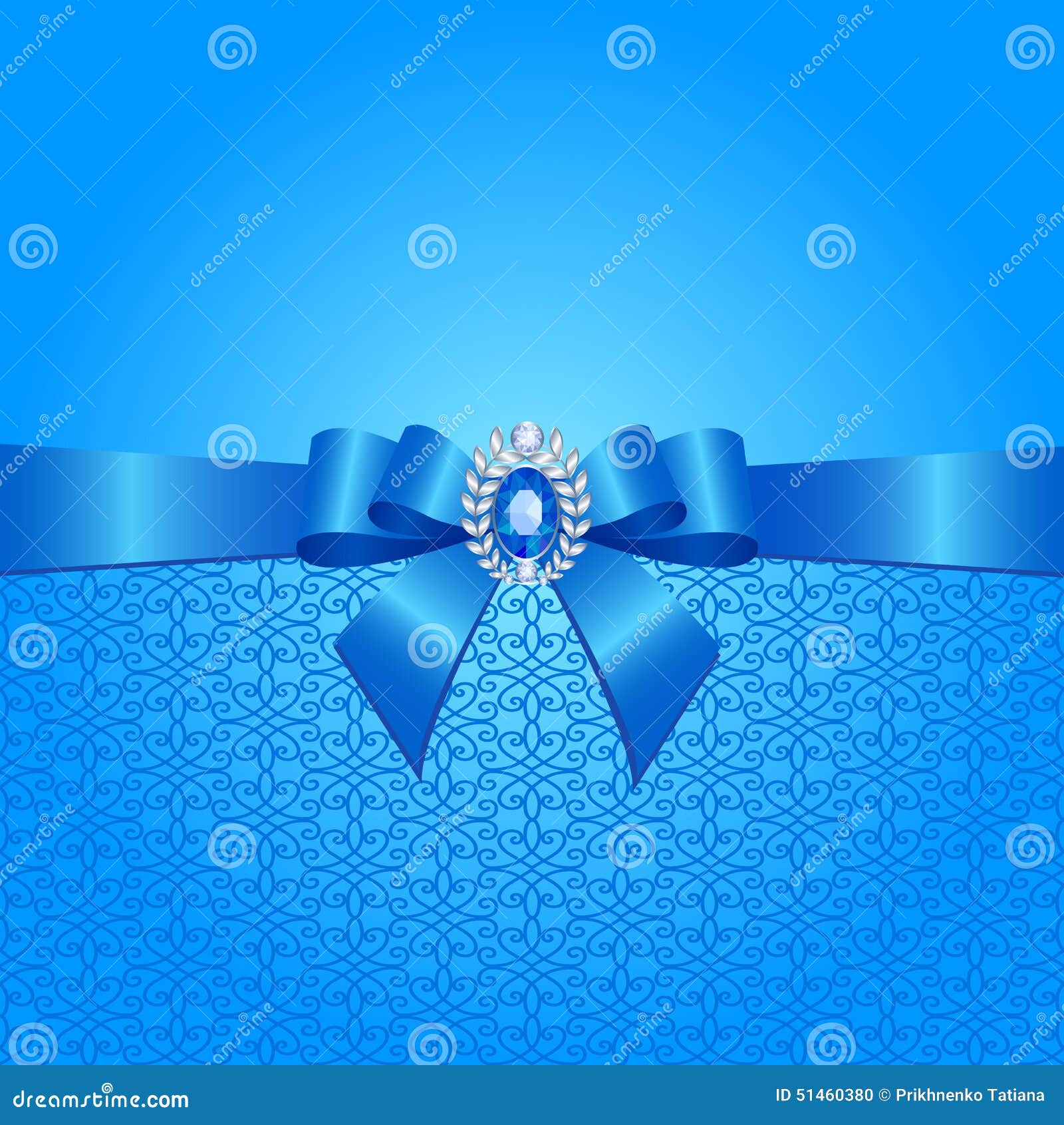 Blue background stock vector. Illustration of jewellery - 51460380