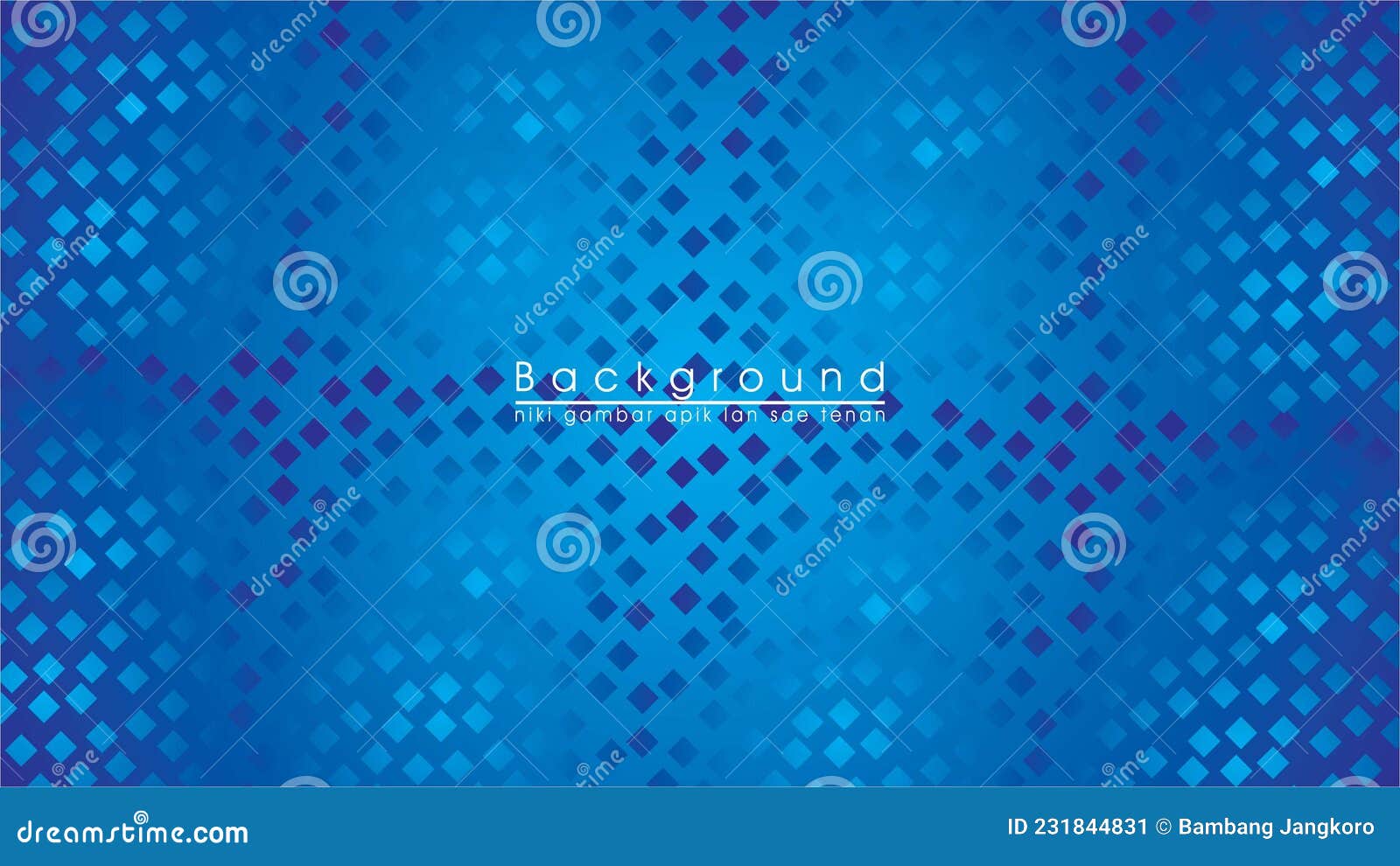 Vector Geometric Blue Background Cover Stock Illustration ...