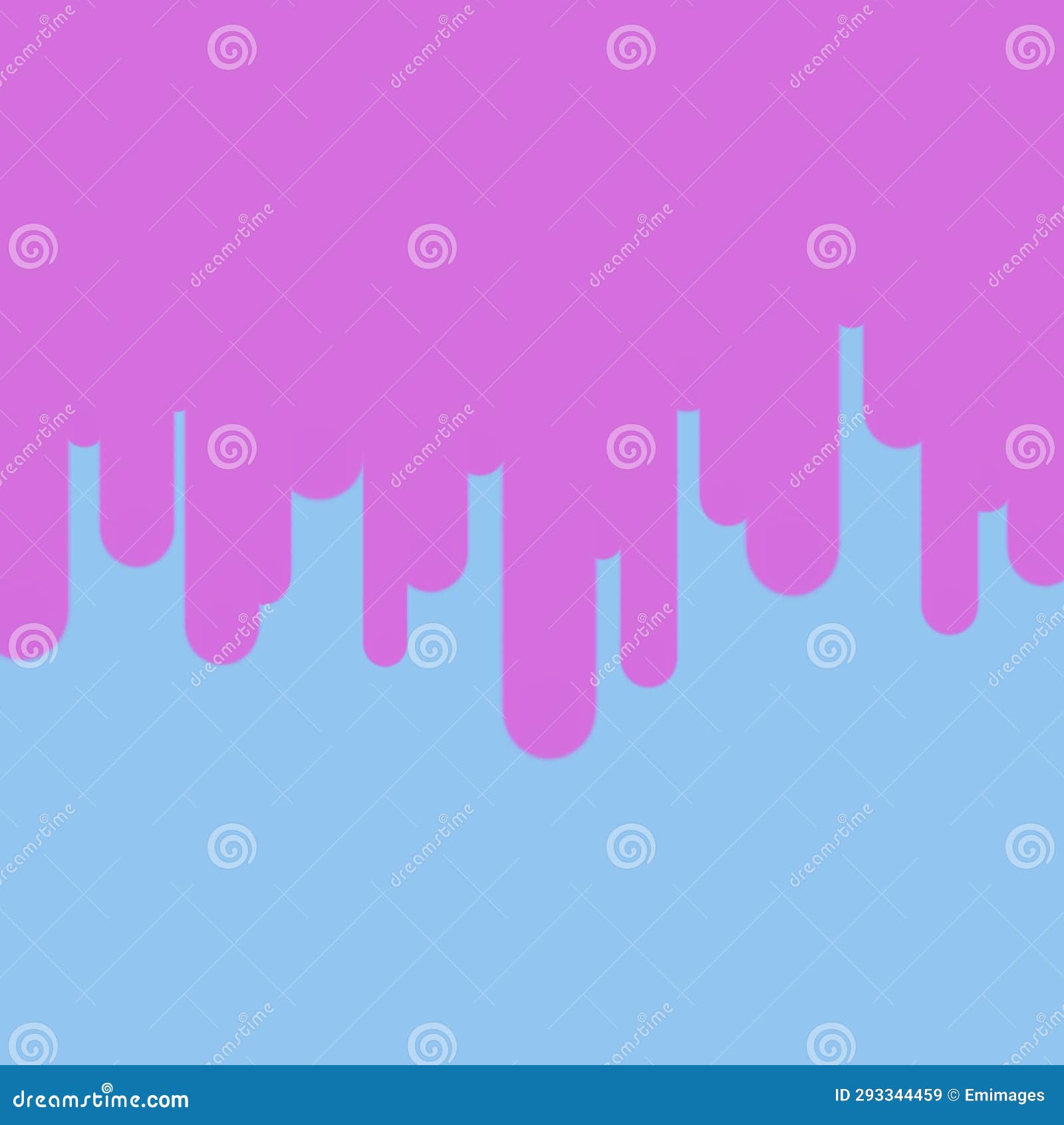 Blue Background with Pink Dripping from the Top Stock Illustration ...