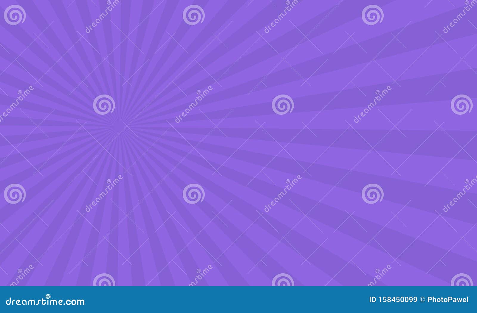 Blue Background with Retro Rays. Color Abstract Ray Star Burst ...