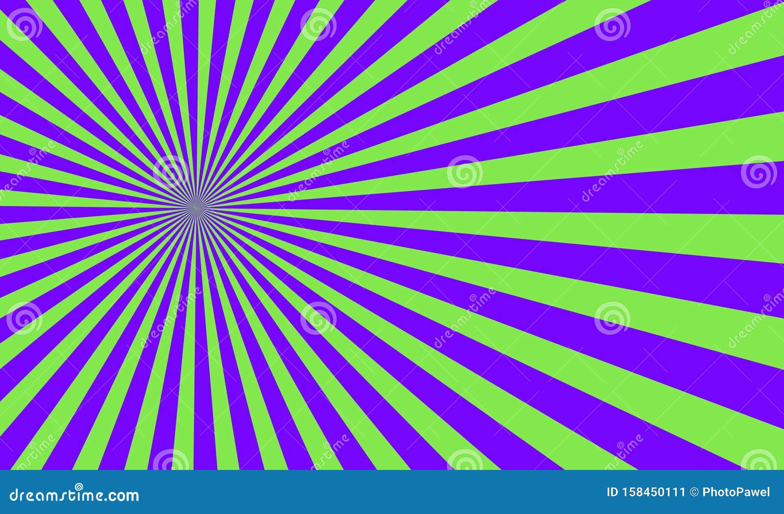 Blue Background with Retro Rays. Color Abstract Ray Star Burst ...