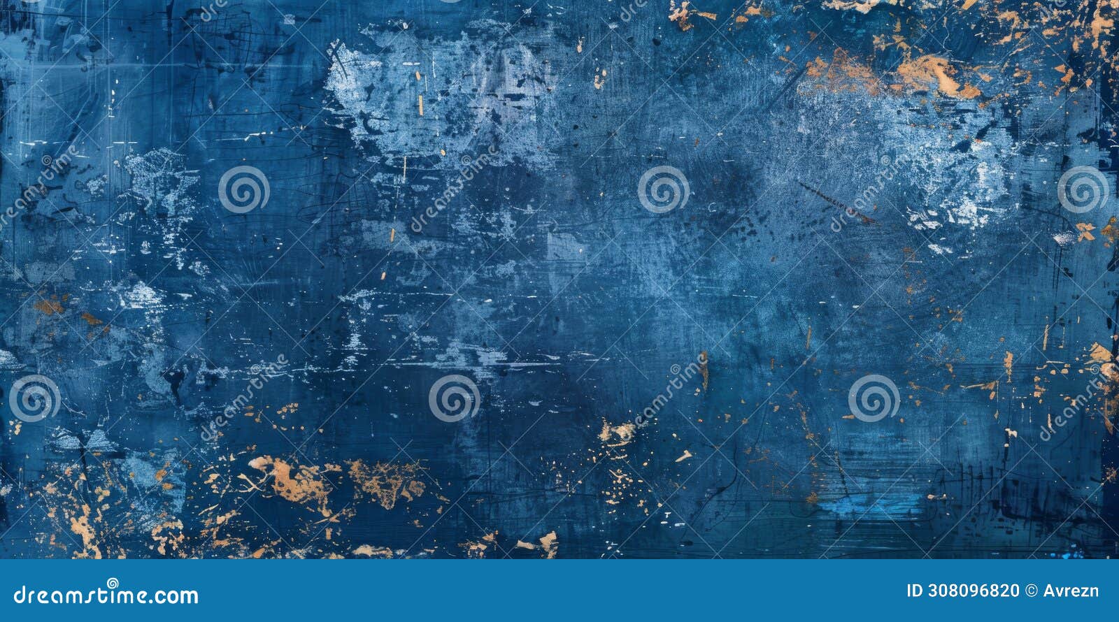 Blue Background with Scratches and Marks, in Navy and Blue Colors ...