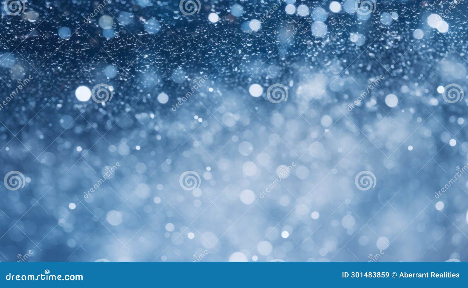A Blue Background with Snow Falling from the Sky Stock Illustration ...